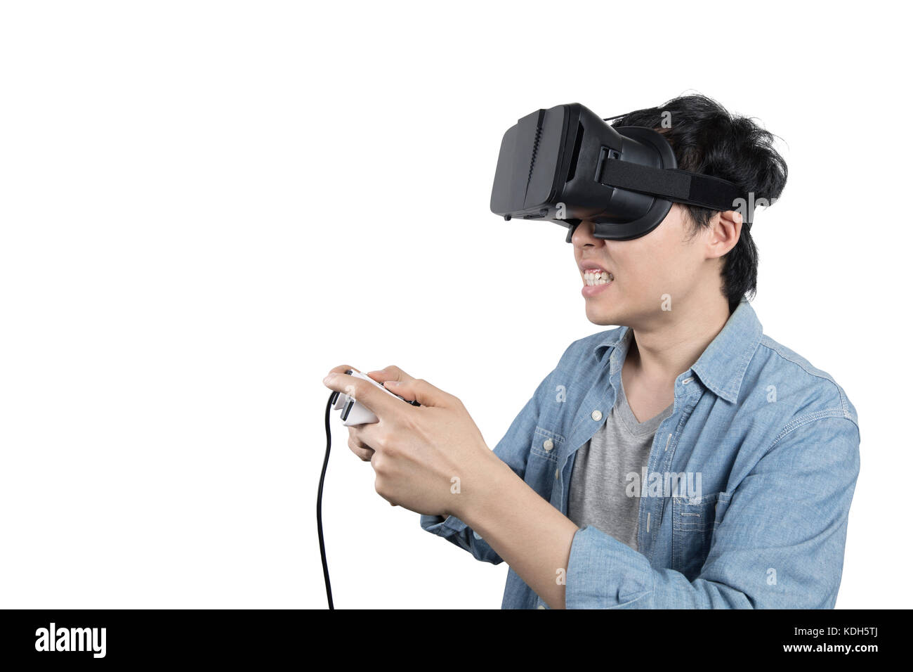 Playing video game Cut Out Stock Images & Pictures - Alamy