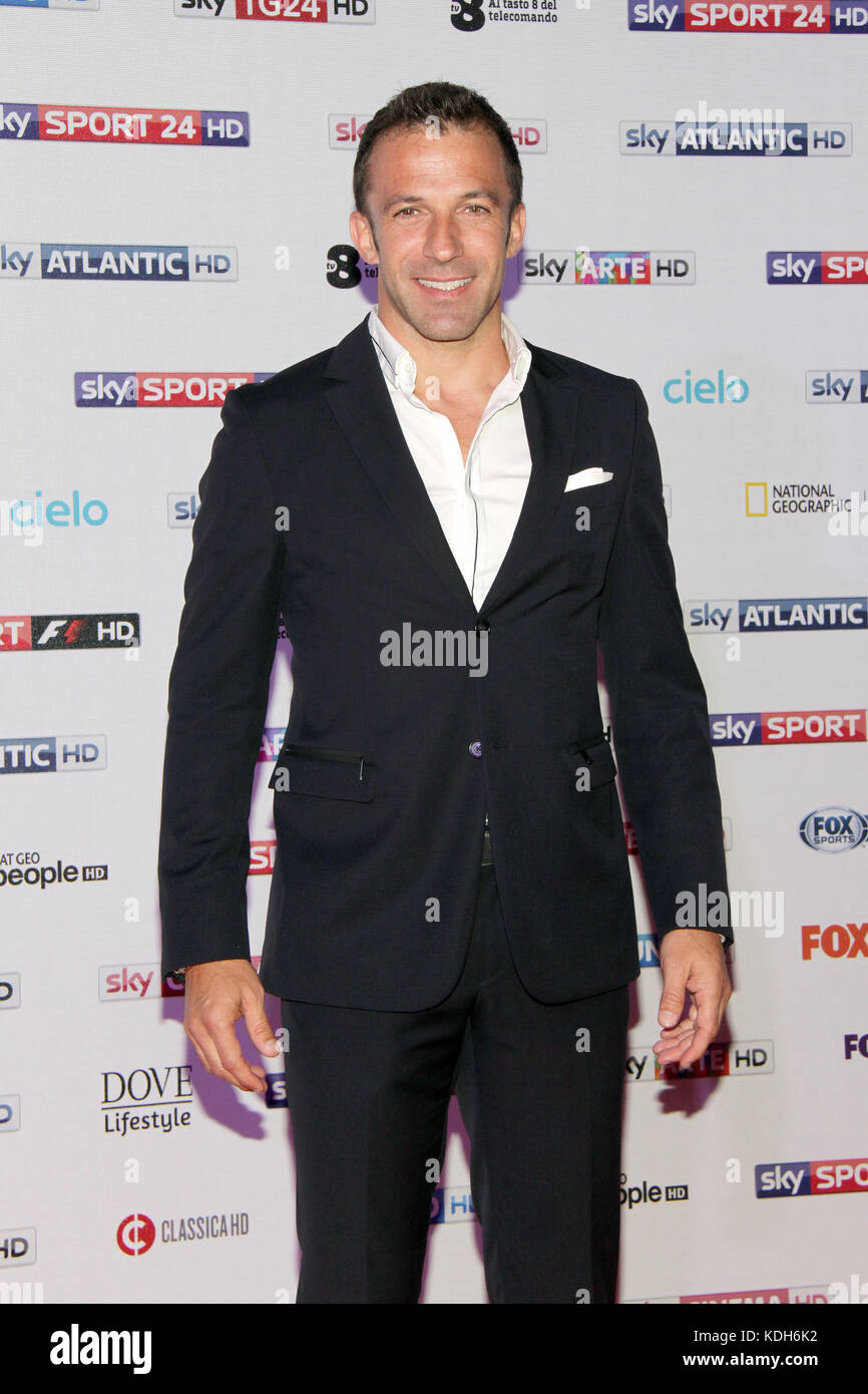 Sky Upfront Presentation - Arrivals Featuring: Alessandro Del Piero ...
