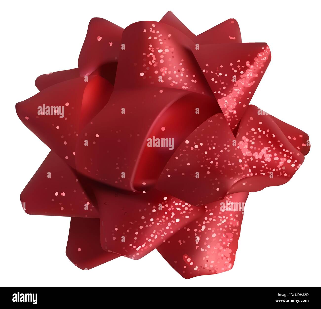 Red Glitter Bow Stock Vector Image & Art - Alamy