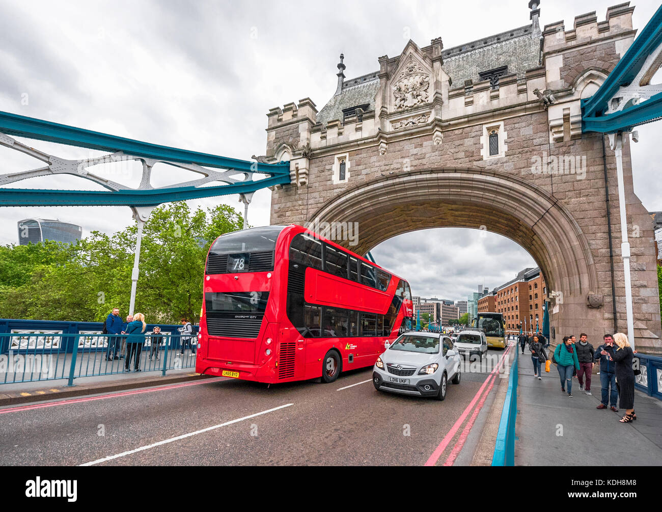 At the Tower Bridge Stock Photo - Alamy