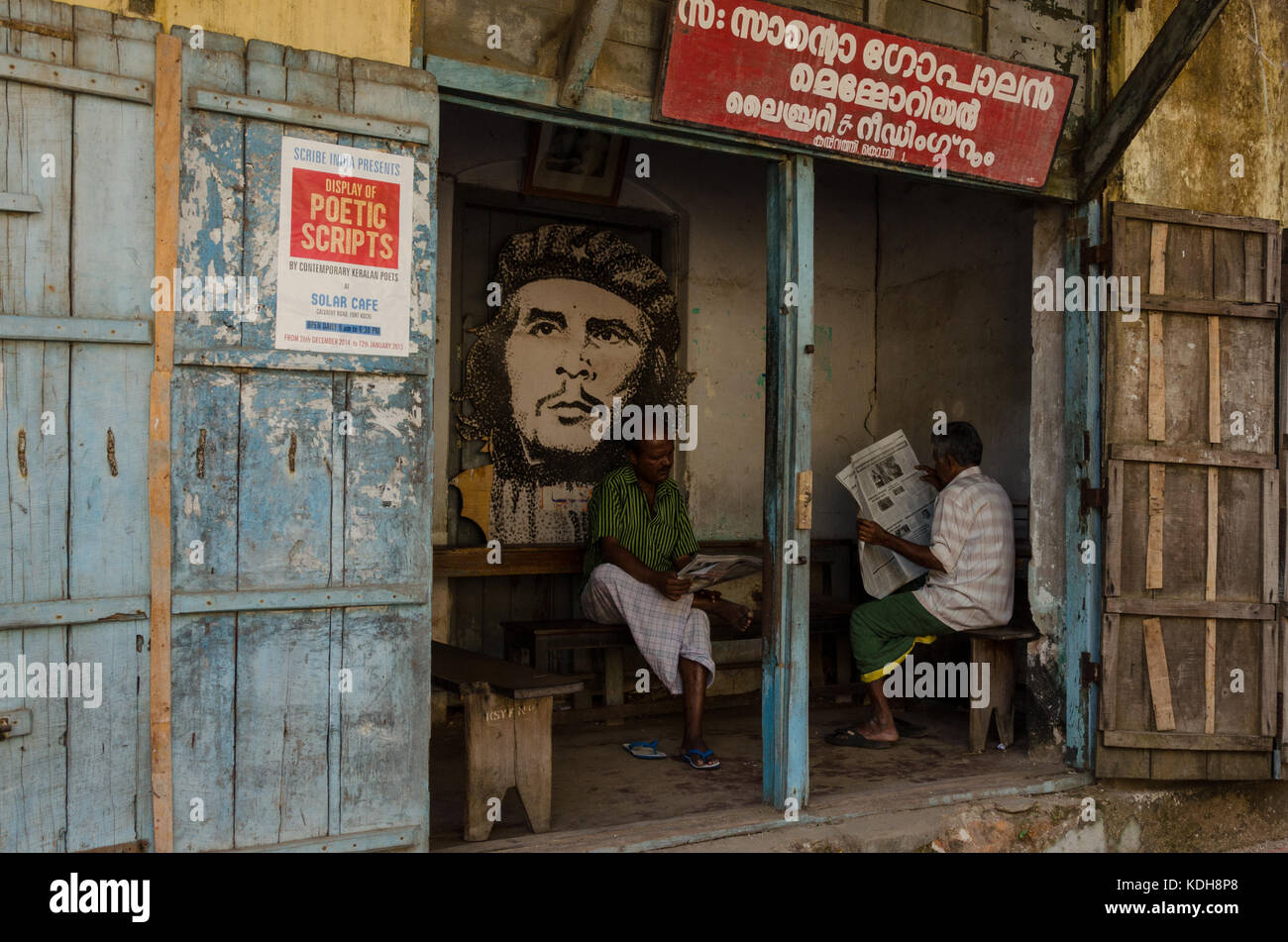 Reading Center in Fort Kochi Stock Photo - Alamy Reading Center in Fort Kochi Stock Photo - Alamy