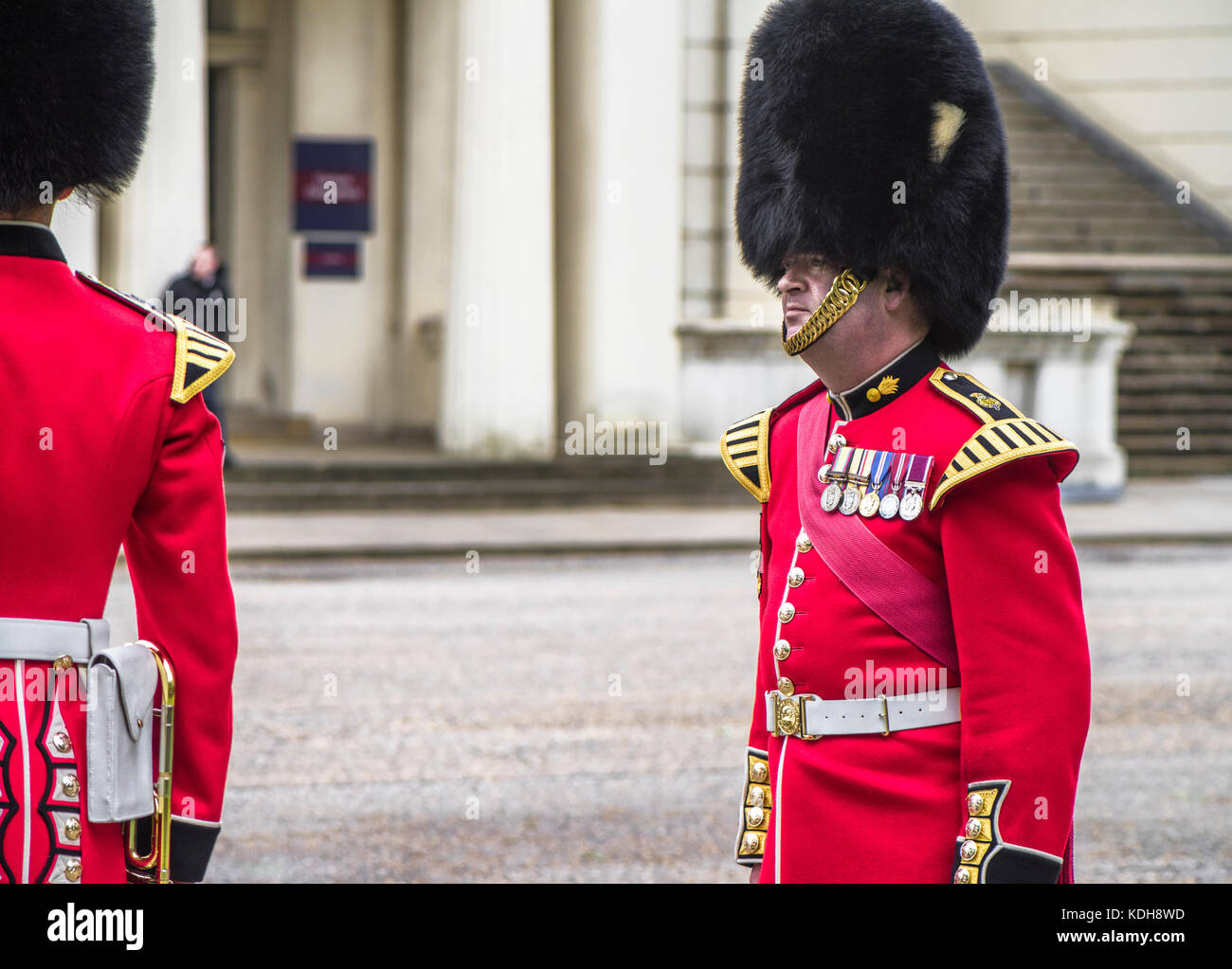 Changing of guards ceremony in the center of London Stock Photo - Alamy
