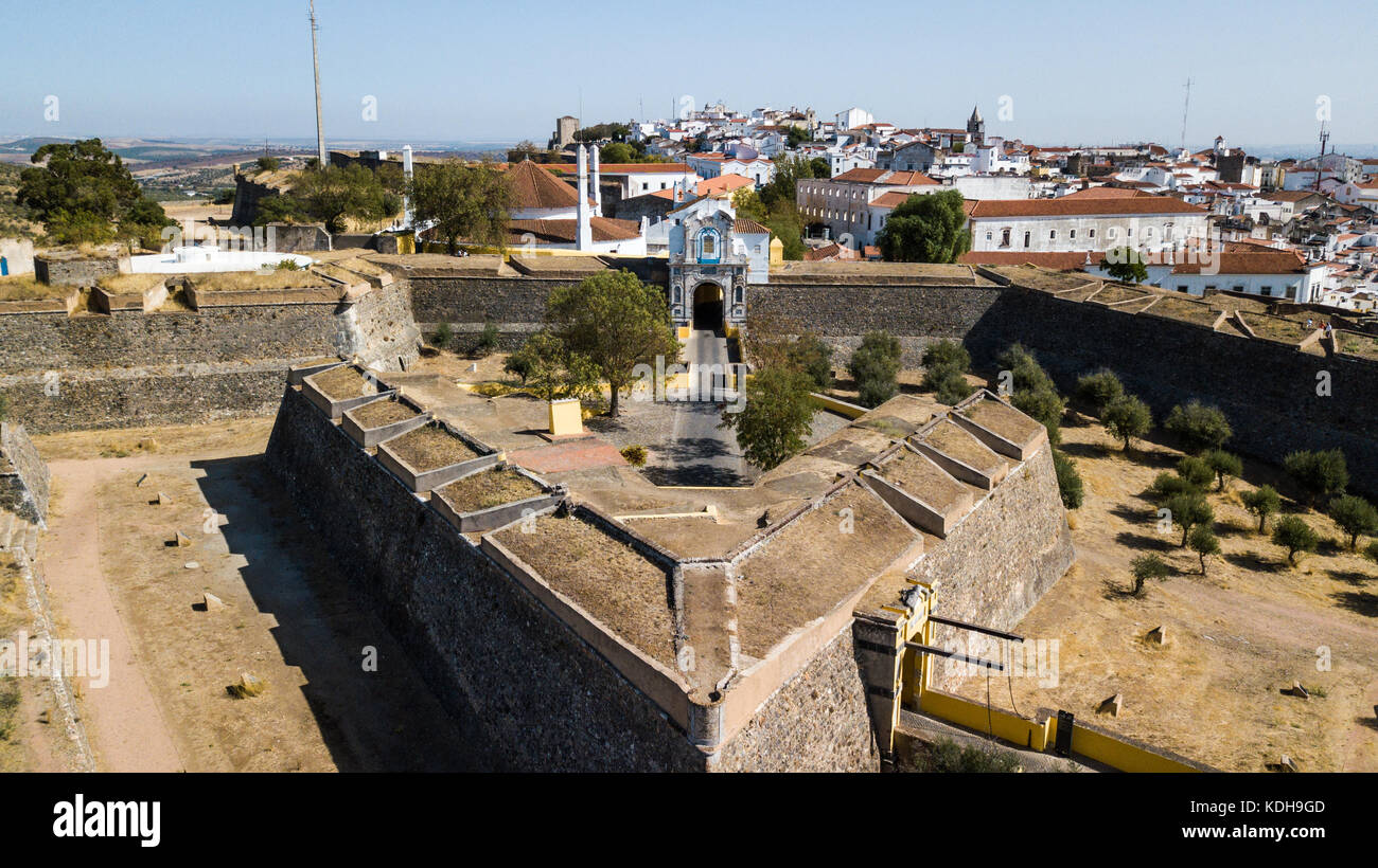 The Equina Gate, Castle of Elvas, Alentejo, Portugal Stock Photo - Alamy