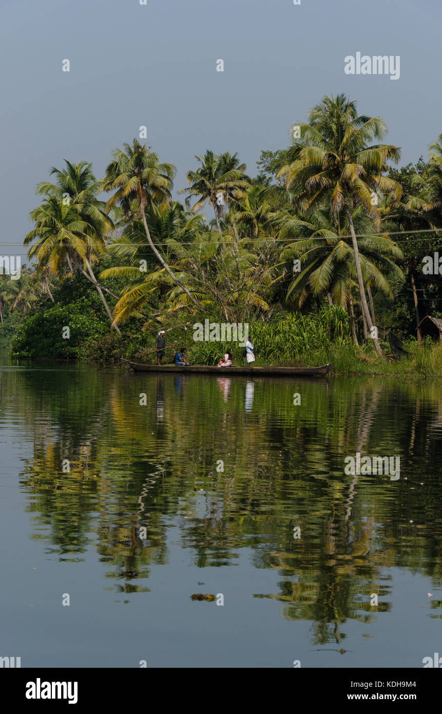 The Kerala Backwater Stock Photo - Alamy