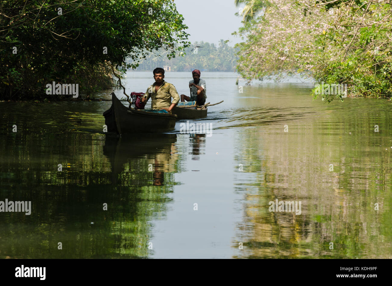 The Kerala Backwater Stock Photo - Alamy