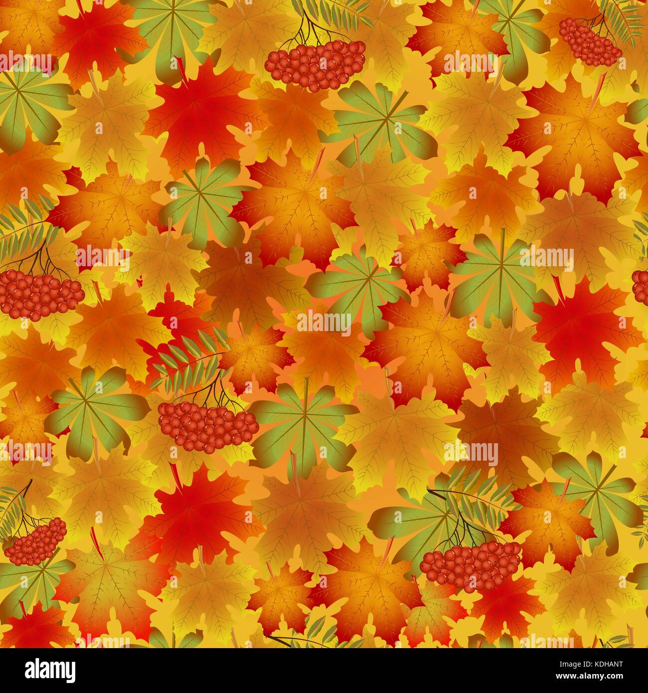 Autumn colorful red maple Stock Vector Images - Alamy