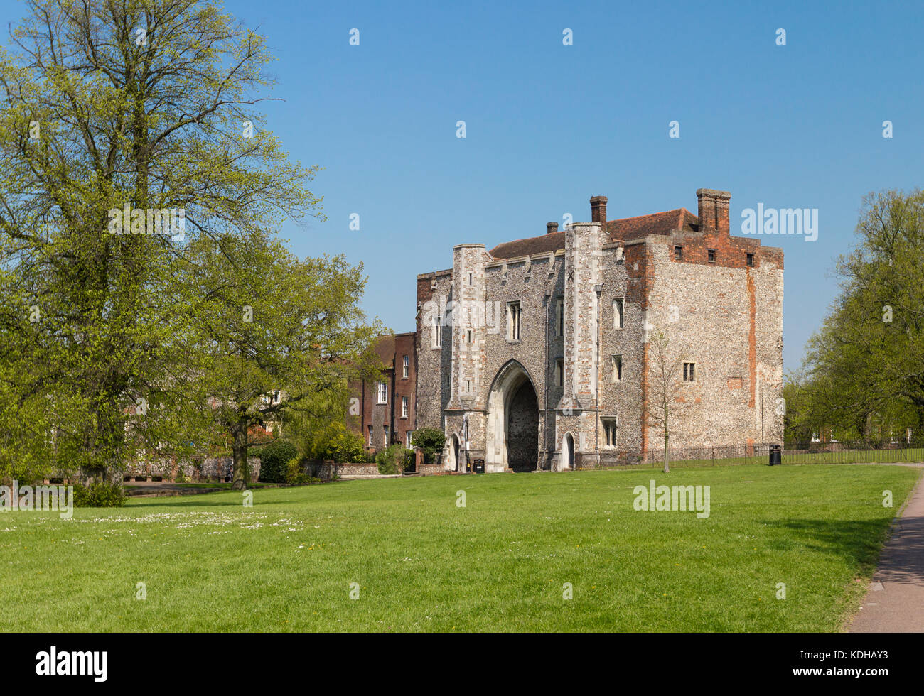 Cathedral and Abbey Church of Saint Alban in St.Albans england united ...