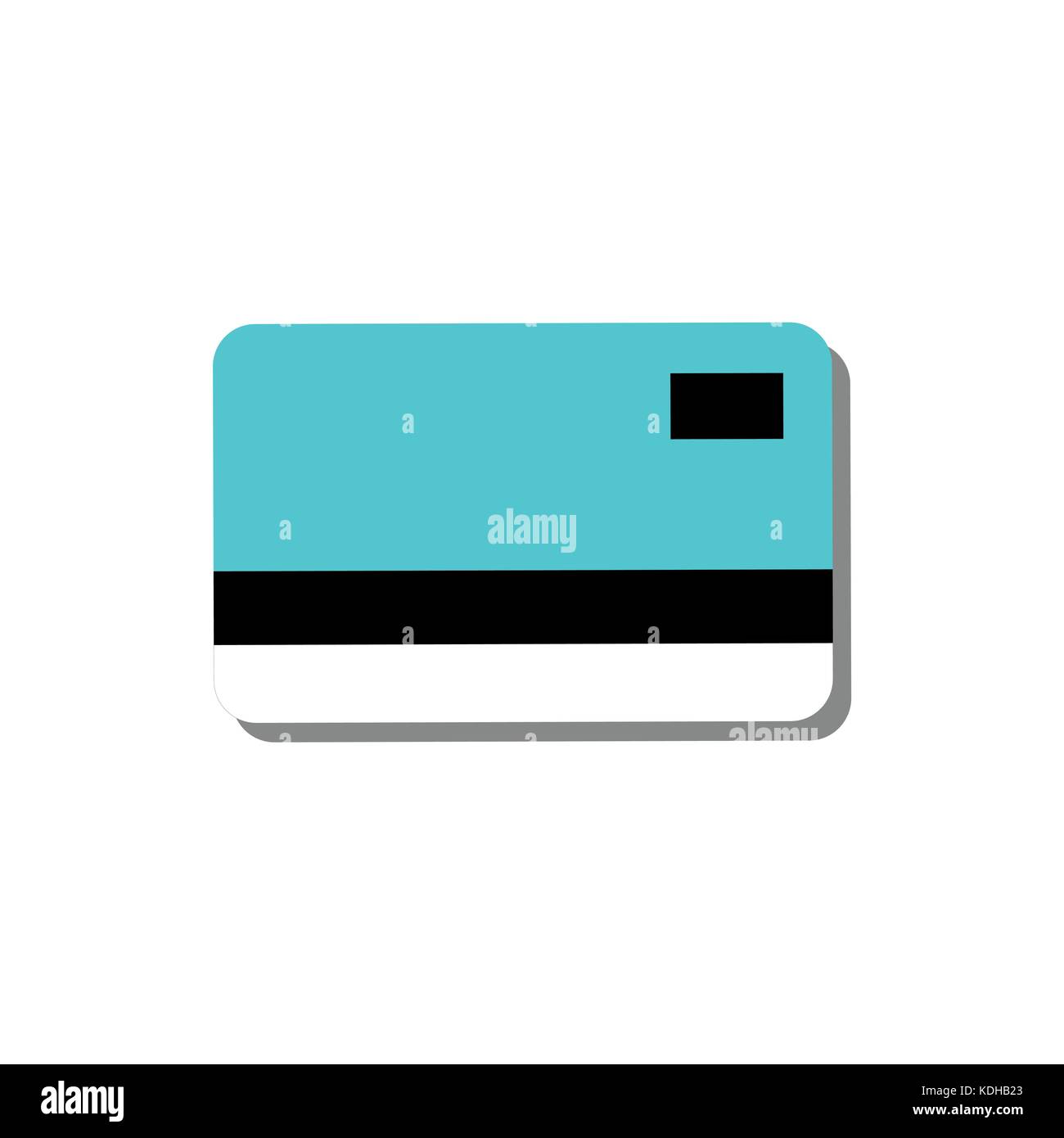 Credit Debit Card Simple Graphic Illustration Stock Vector Image & Art ...