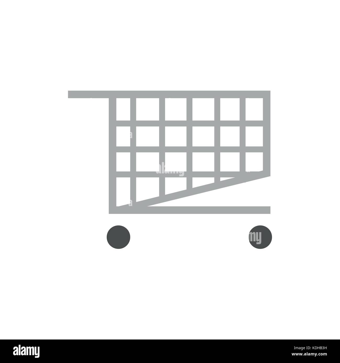 Shopping Cart Simple Graphic Illustration Stock Vector Image & Art - Alamy