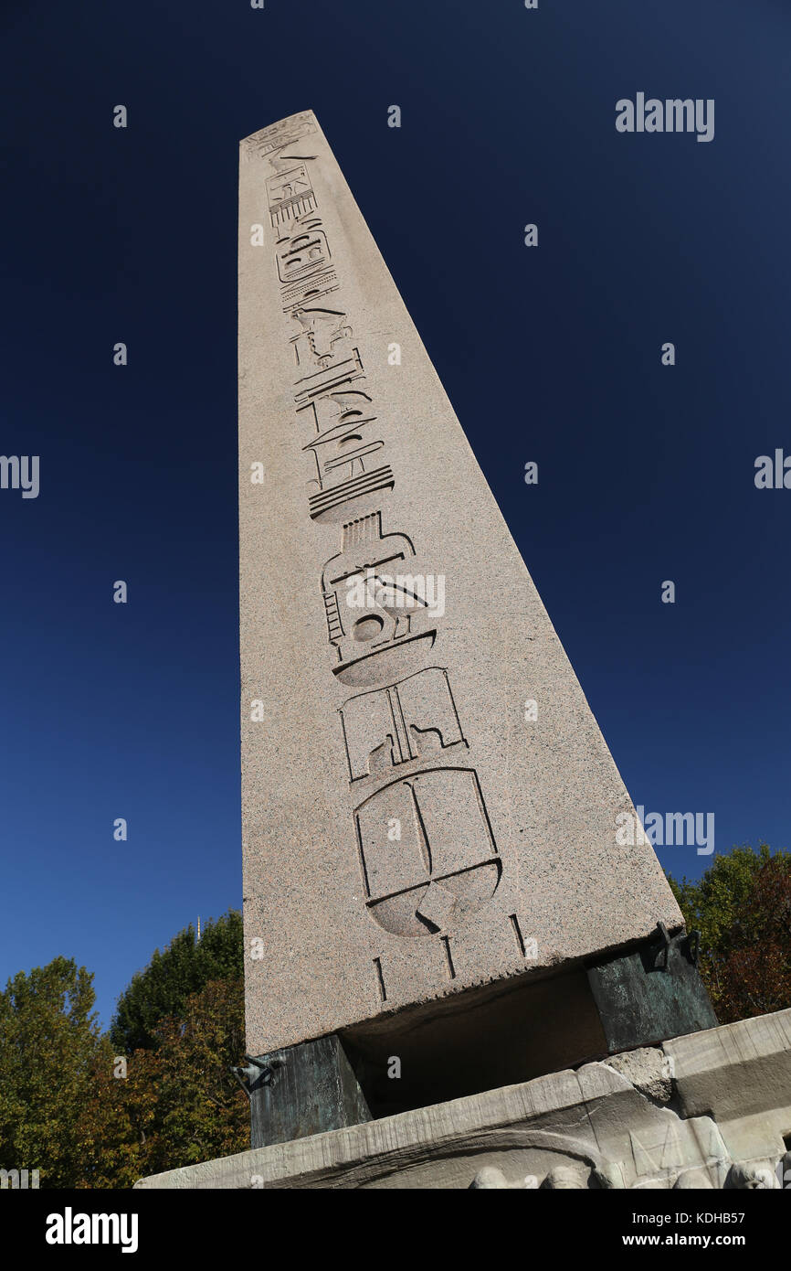 Obelisk of Theodosius in Istanbul City, Turkey Stock Photo - Alamy