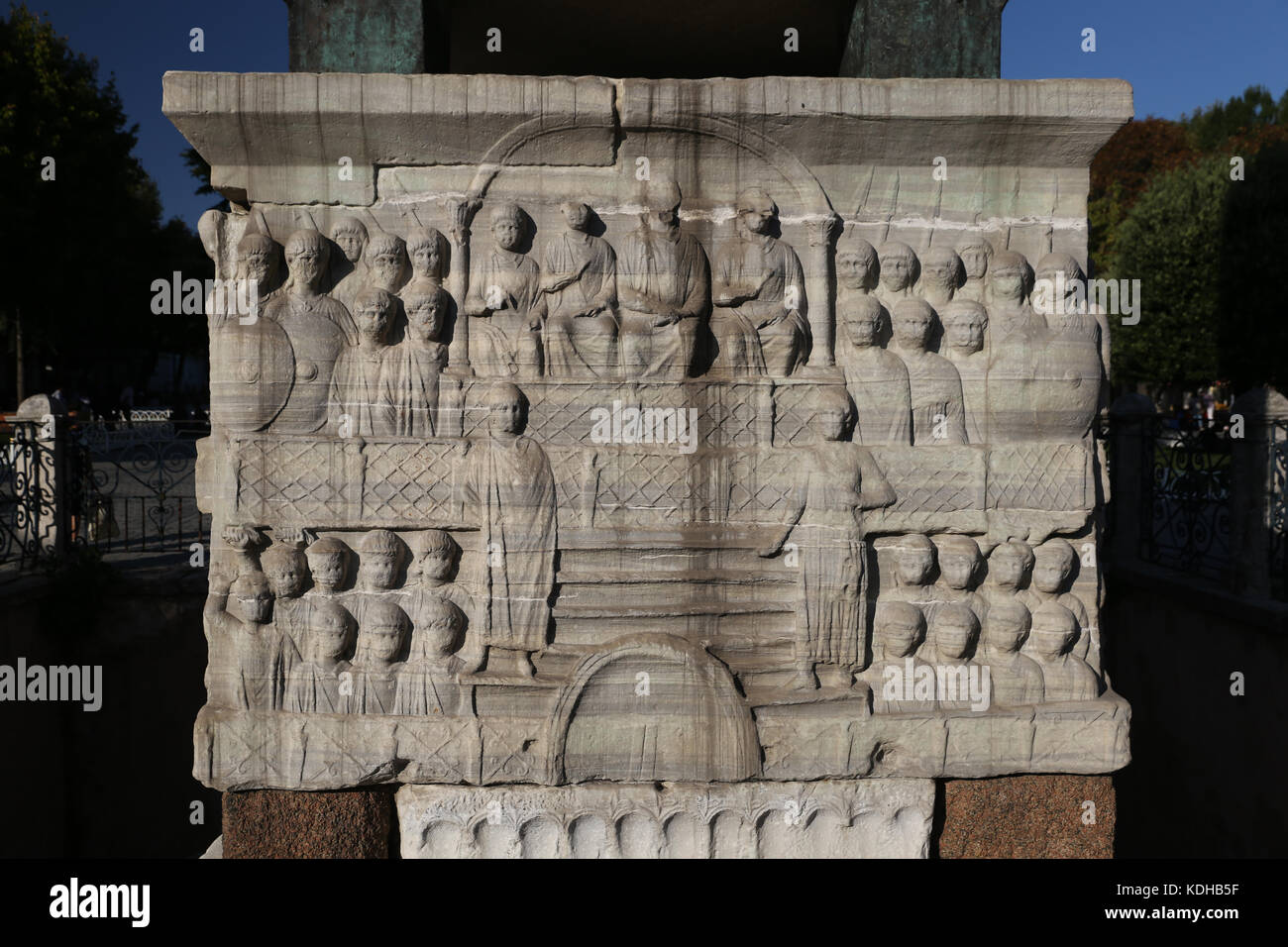 Base of the Obelisk of Theodosius in Istanbul, Turkey Stock Photo - Alamy