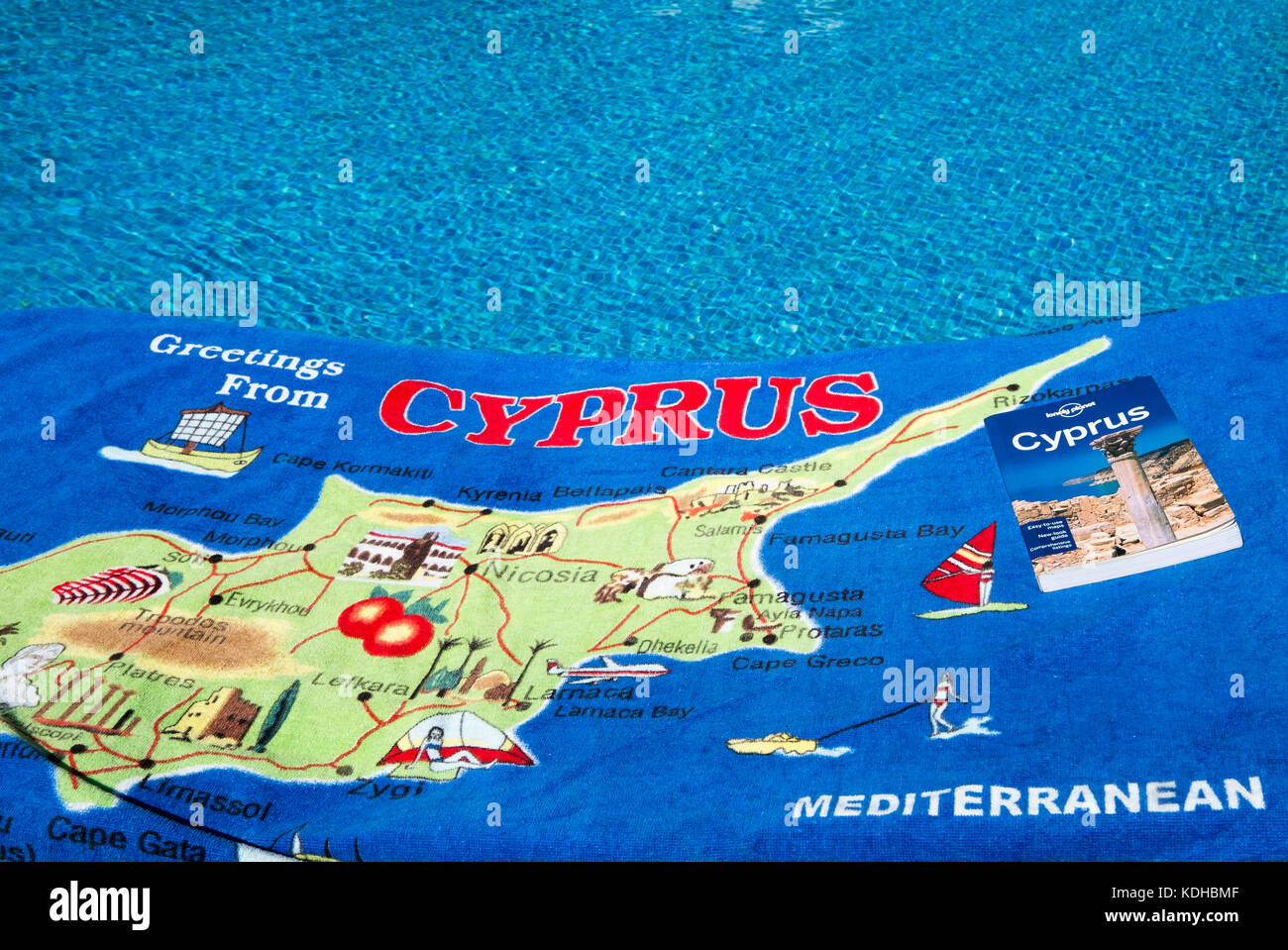 Map of paphos hi-res stock photography and images - Alamy