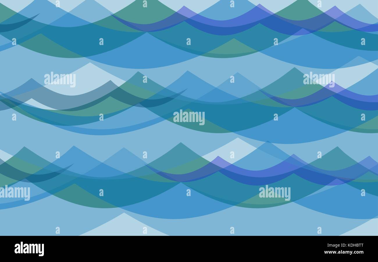 Background all waves ocean, vector Stock Vector Image & Art - Alamy