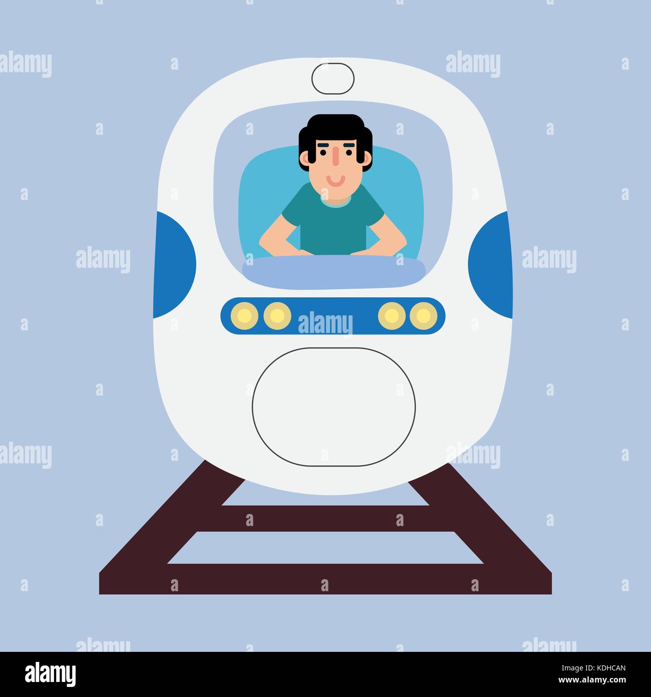 Man train on machine Stock Vector Images - Alamy
