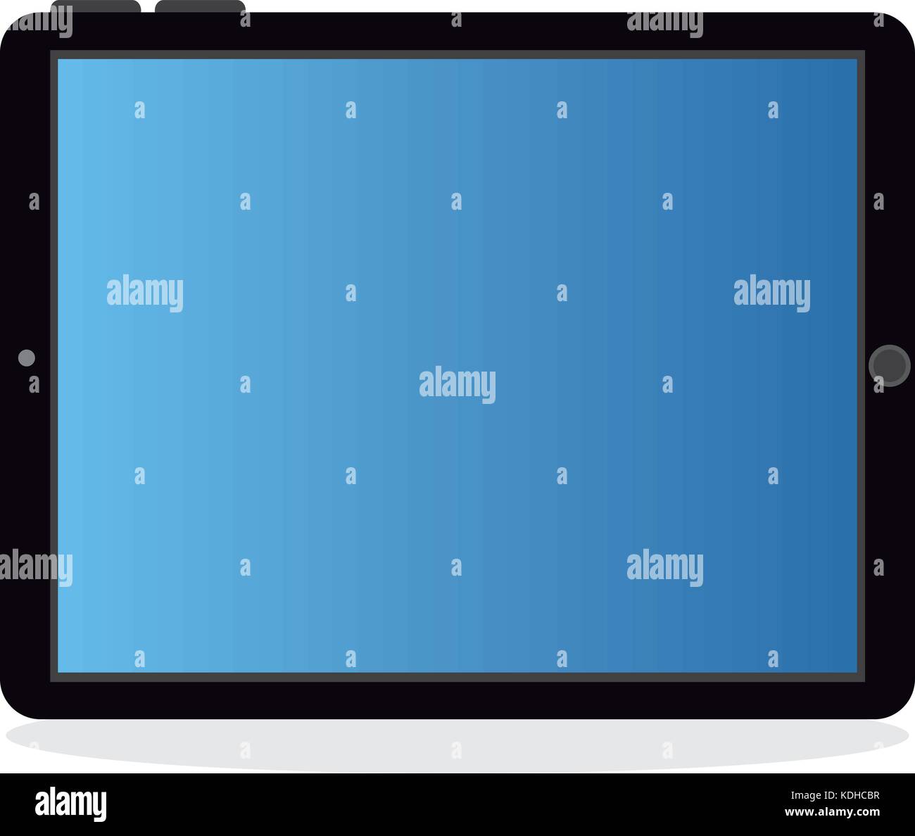 Digital Tablet in black color Stock Vector Image & Art - Alamy