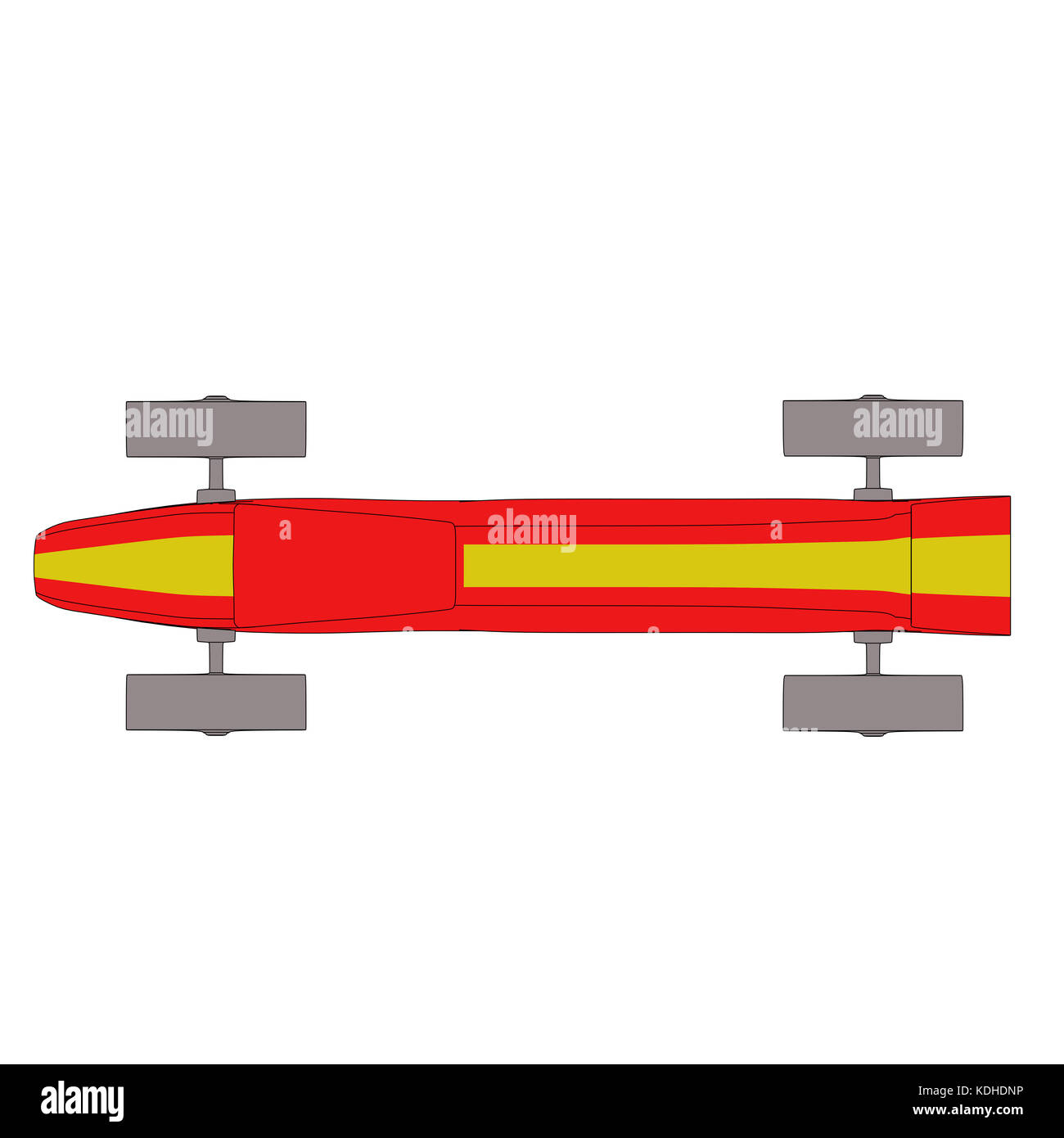 fast toy racing car with black outlines Stock Photo - Alamy
