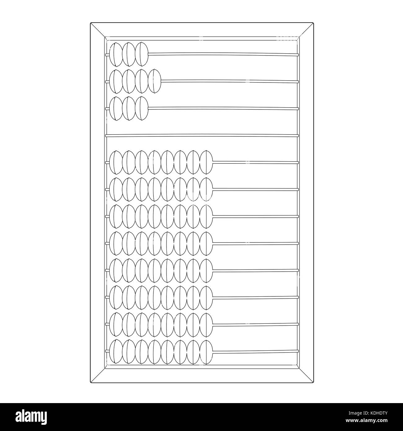 Sketch abacus hi-res stock photography and images - Alamy