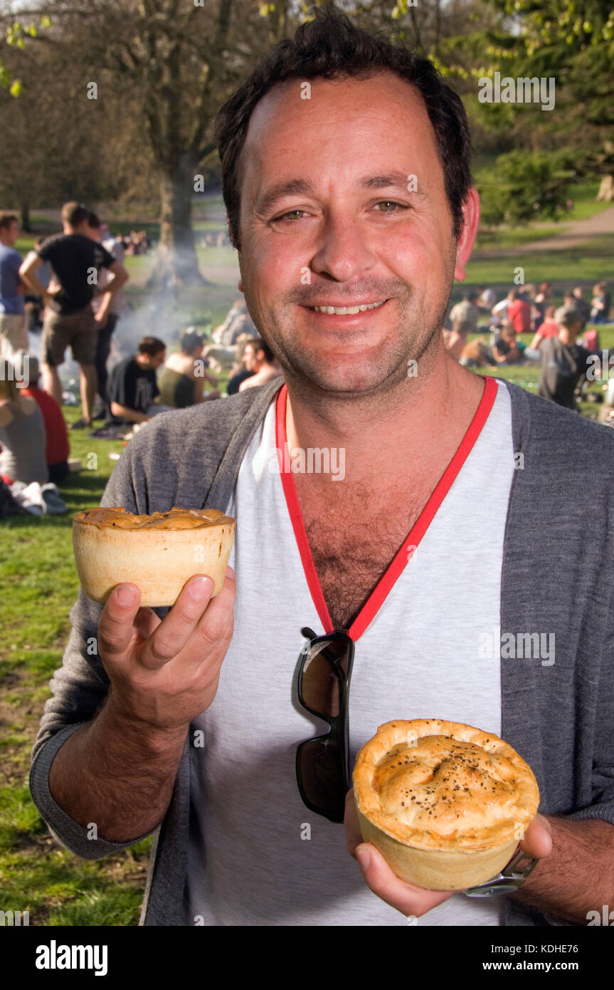 Jonathan Simon, co-founder of Pieminster in Bristol Stock Photo - Alamy