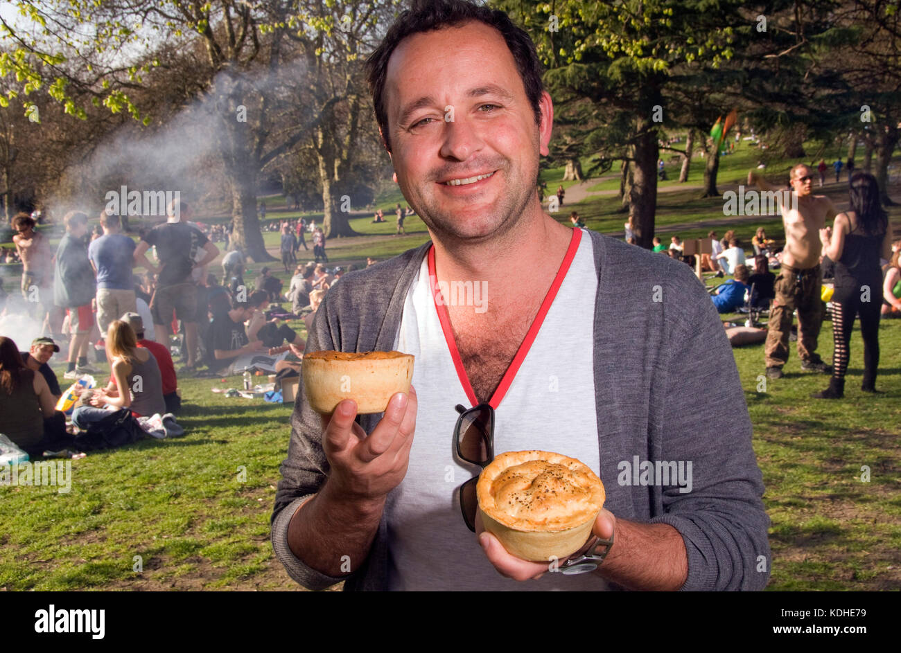 Jonathan Simon, co-founder of Pieminster in Bristol Stock Photo - Alamy
