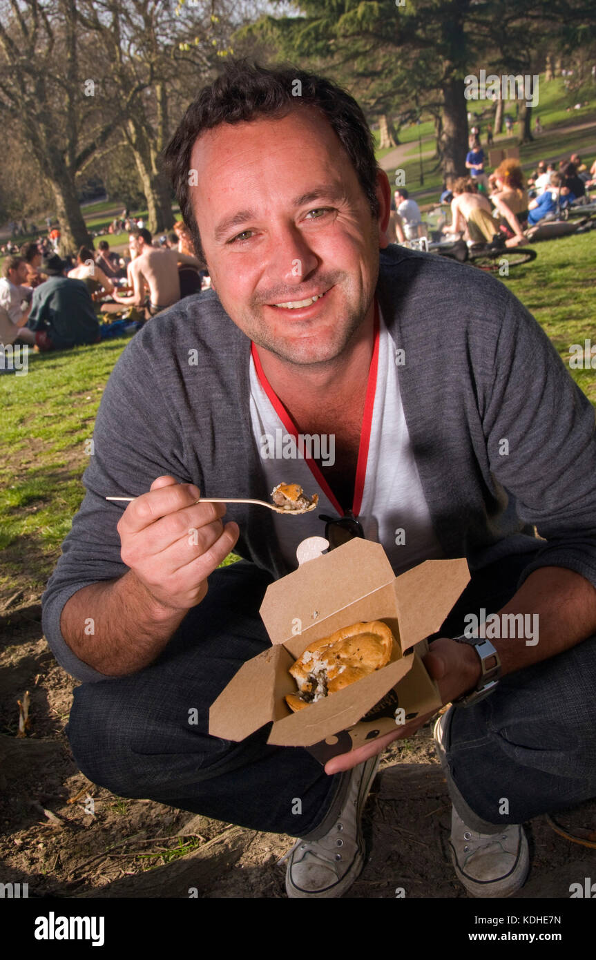 Jonathan Simon, co-founder of Pieminster in Bristol Stock Photo - Alamy