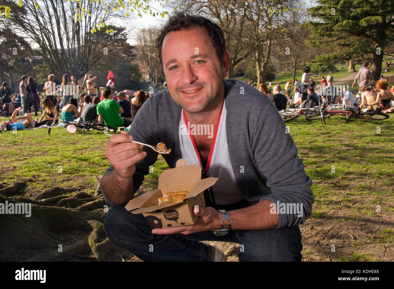 Jonathan Simon, co-founder of Pieminster in Bristol Stock Photo - Alamy