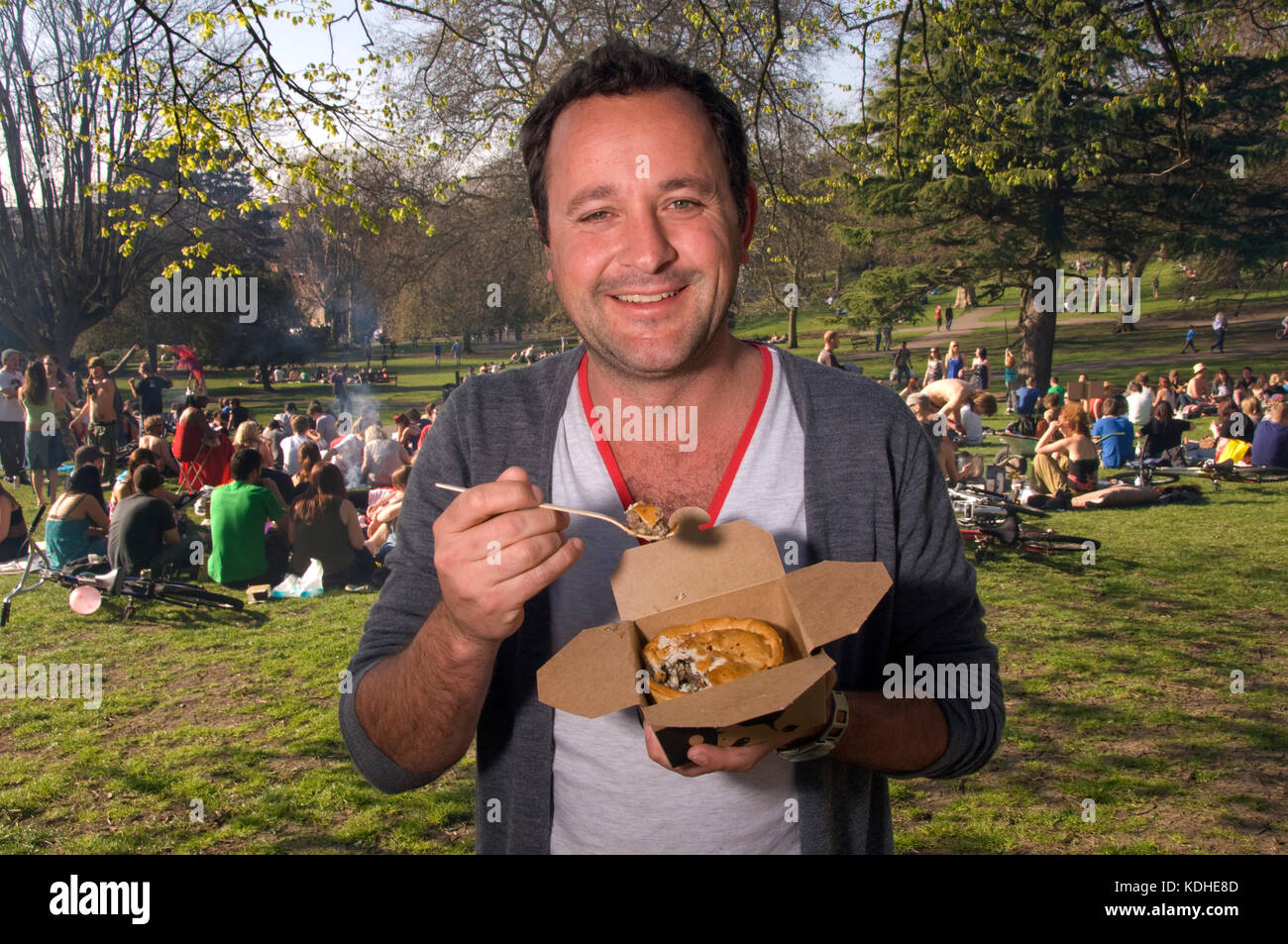 Jonathan Simon, co-founder of Pieminster in Bristol Stock Photo - Alamy