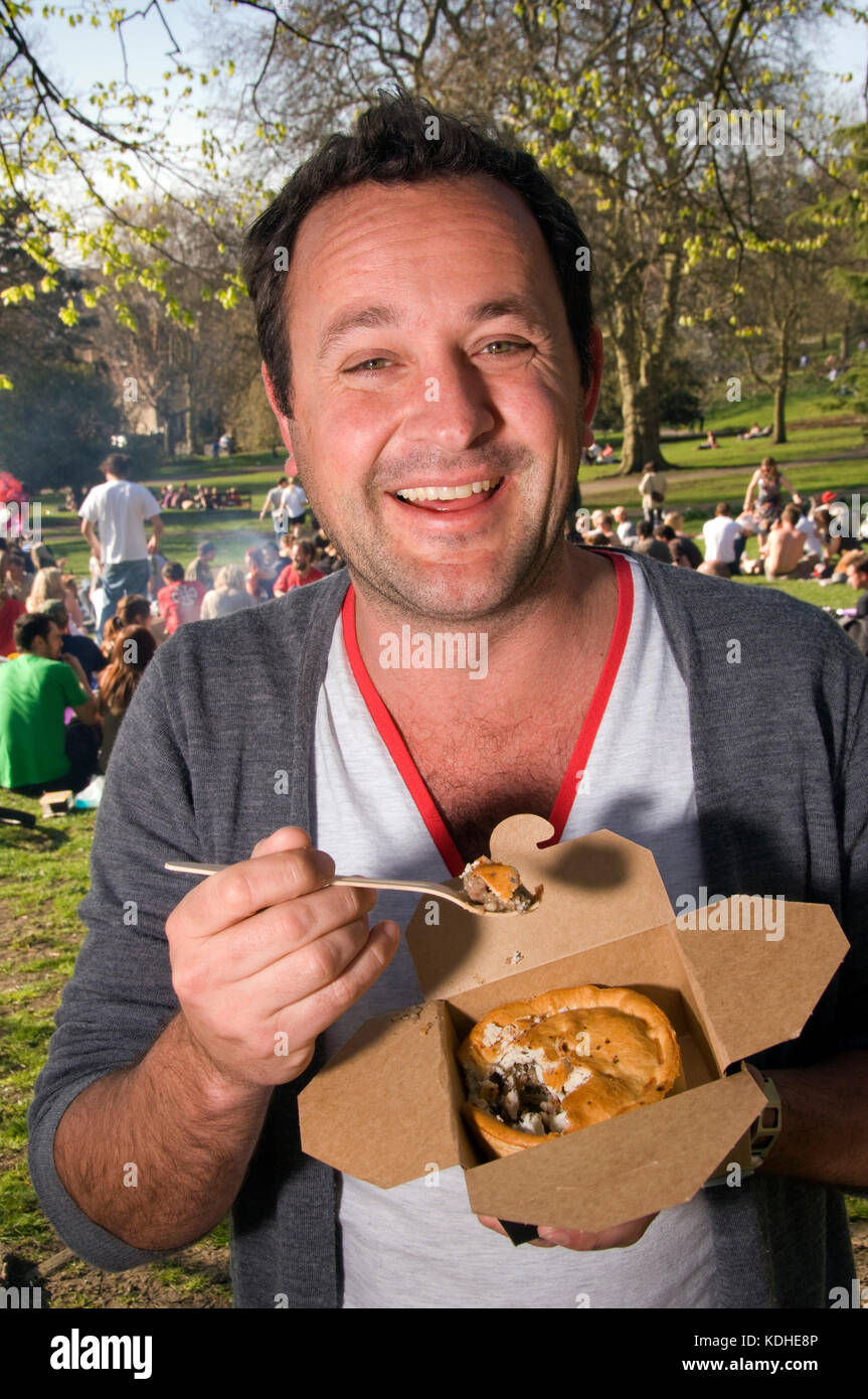 Jonathan Simon, co-founder of Pieminster in Bristol Stock Photo - Alamy