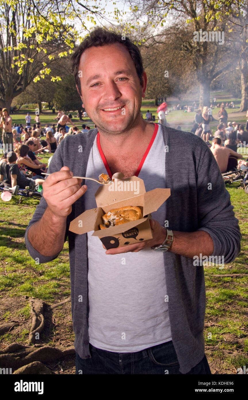 Jonathan Simon, co-founder of Pieminster in Bristol Stock Photo - Alamy