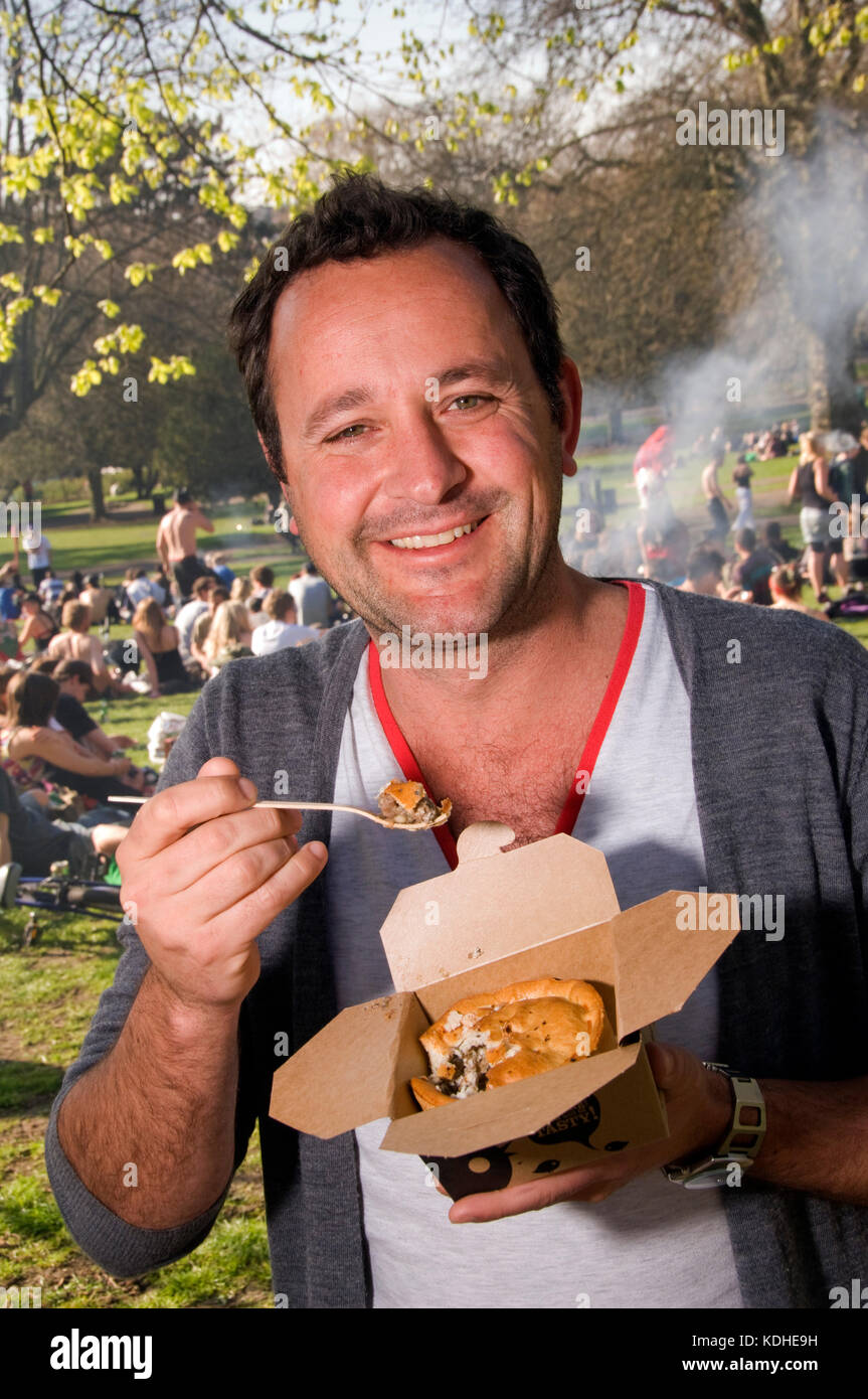 Jonathan Simon, co-founder of Pieminster in Bristol Stock Photo - Alamy