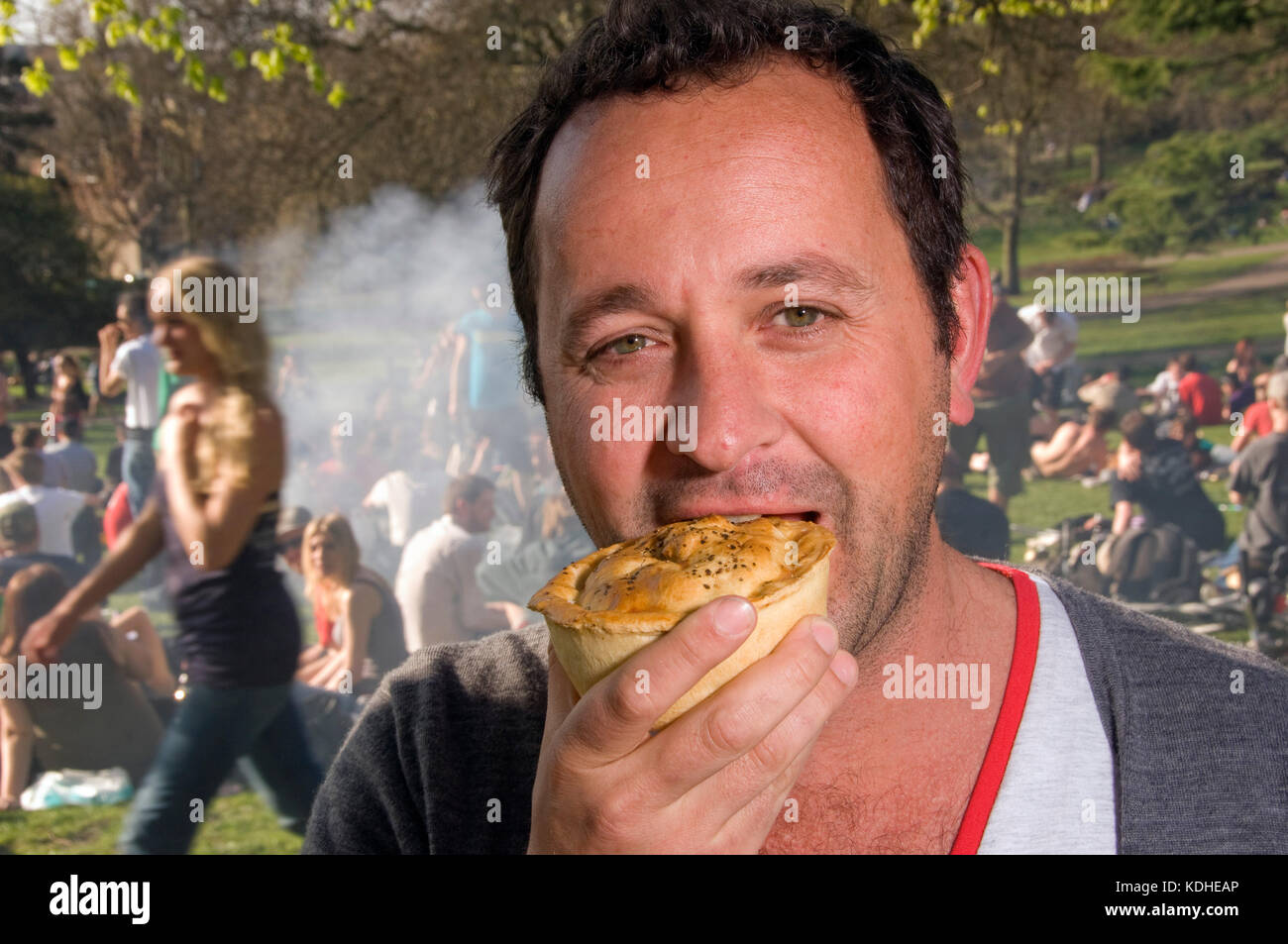 Jonathan Simon, co-founder of Pieminster in Bristol Stock Photo - Alamy