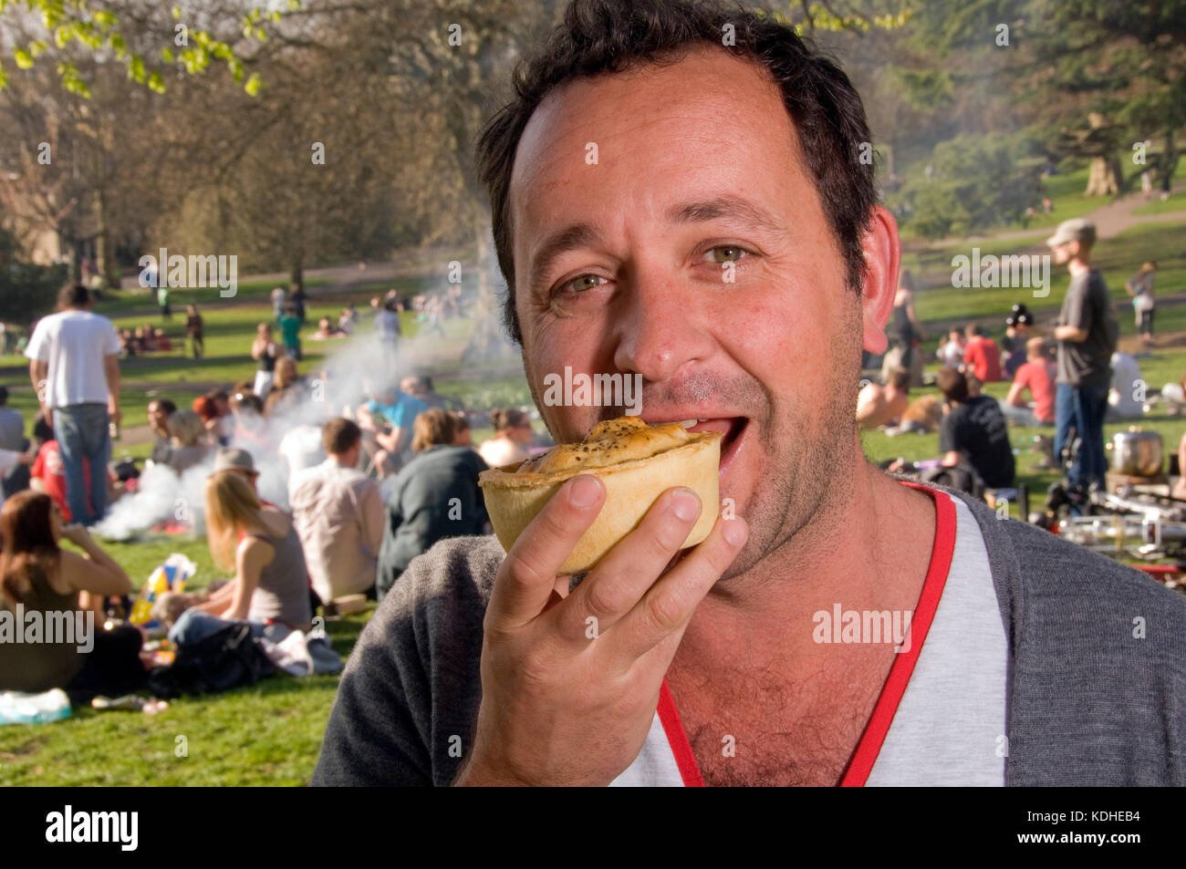 Jonathan Simon, co-founder of Pieminster in Bristol Stock Photo - Alamy