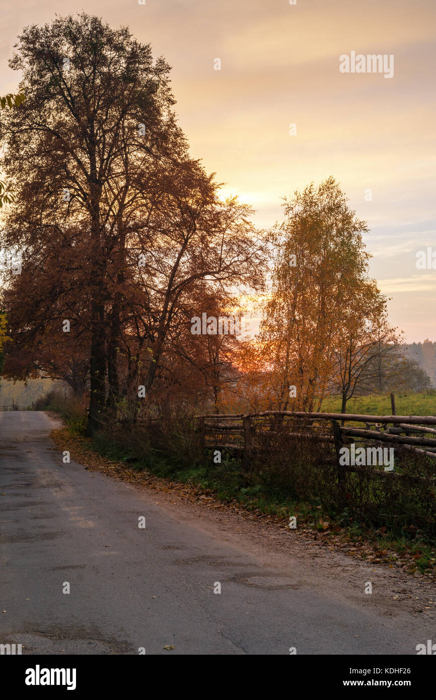 Rural autumn landscape hi-res stock photography and images - Alamy