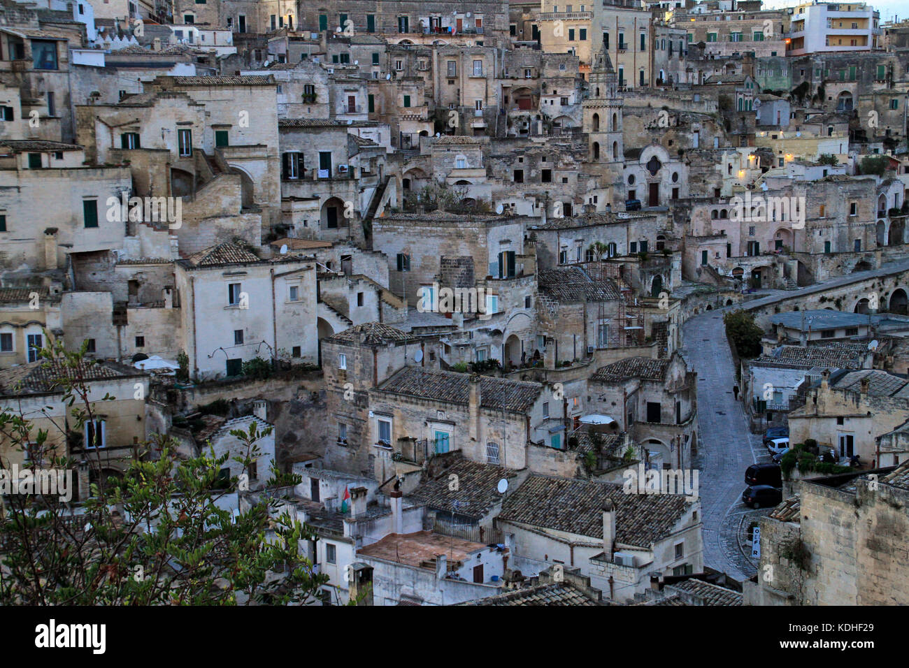 View over the old town of Matera, Italy Stock Photo - Alamy