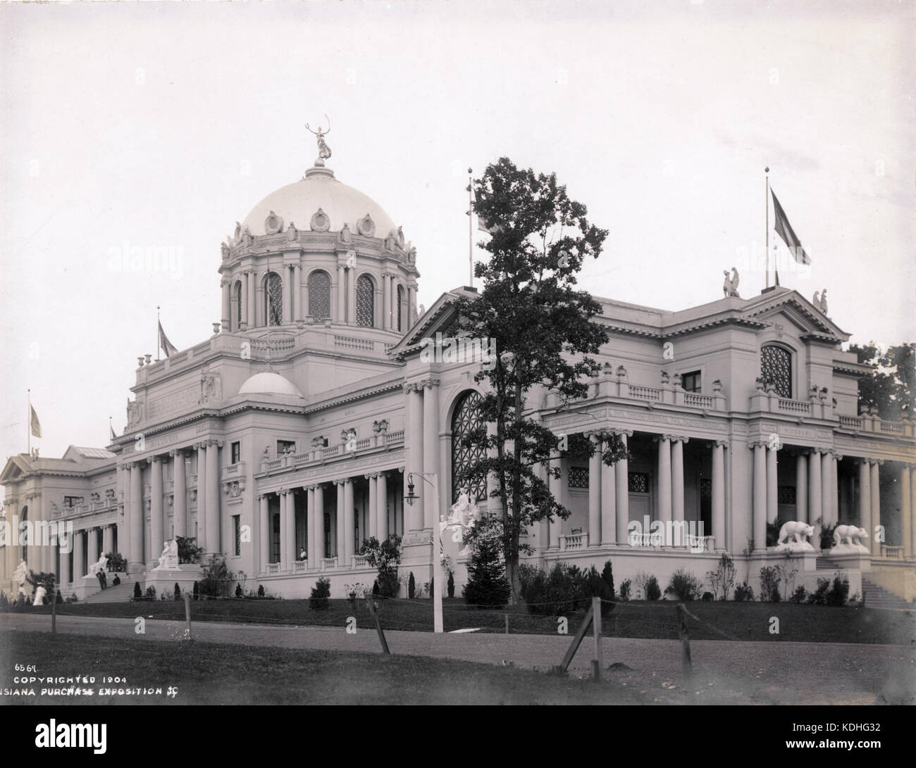 Missouri State Building at the 1904 World's Fair Stock Photo - Alamy