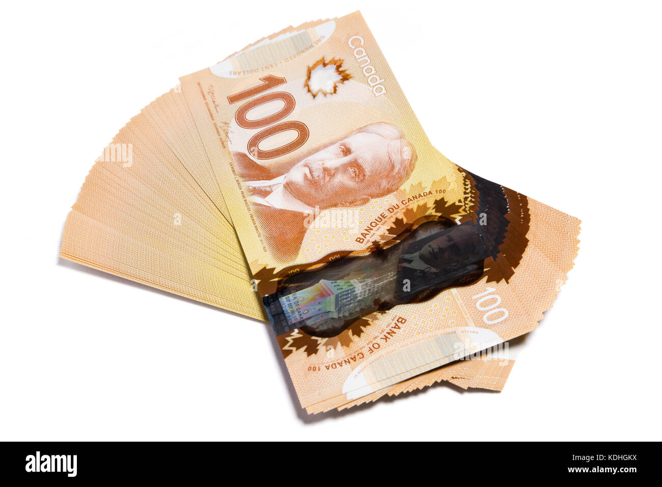 Canadian money new Cut Out Stock Images & Pictures - Alamy
