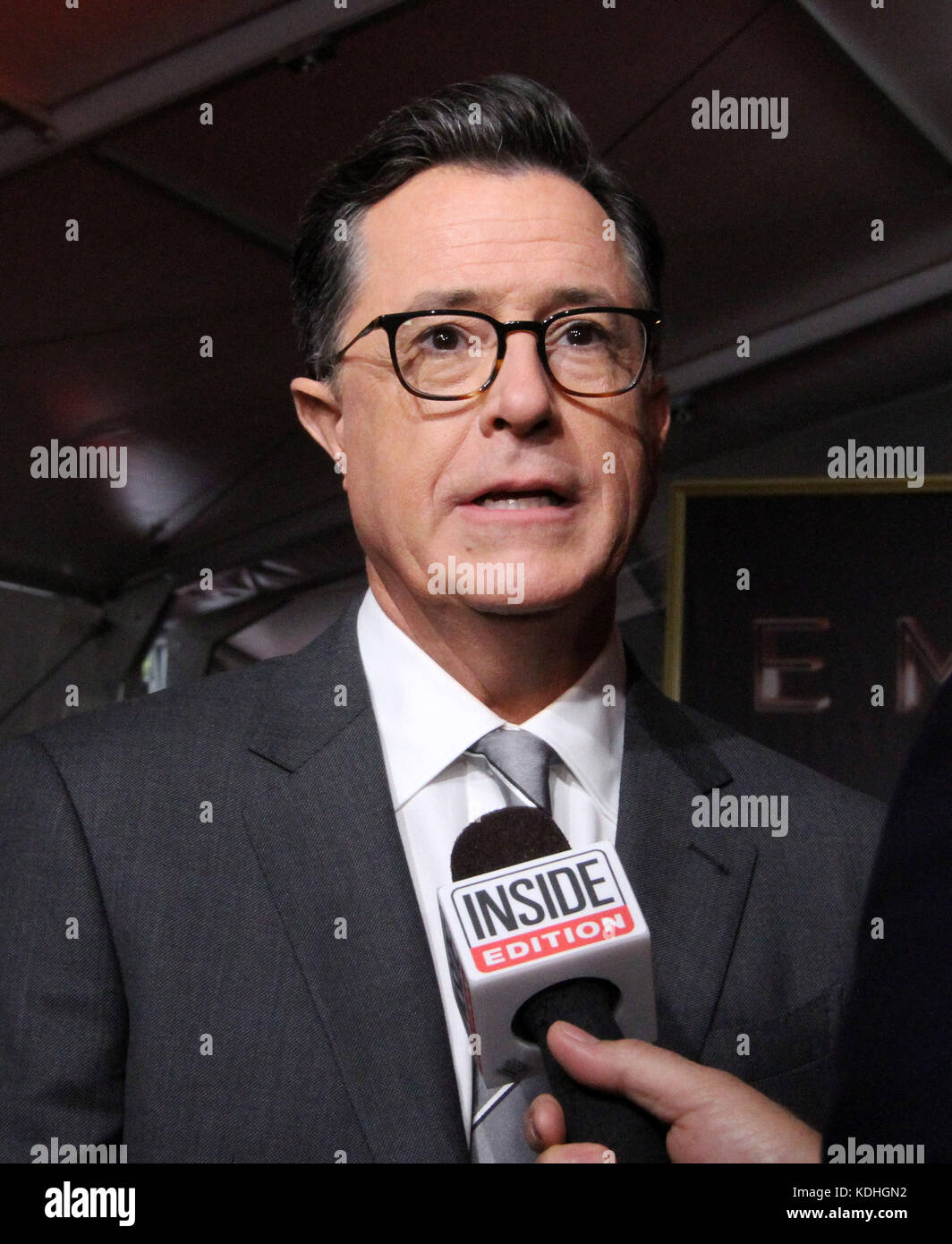 69th Emmy Awards 2017 Red Carpet Rollout with host Stephen Colbert held ...