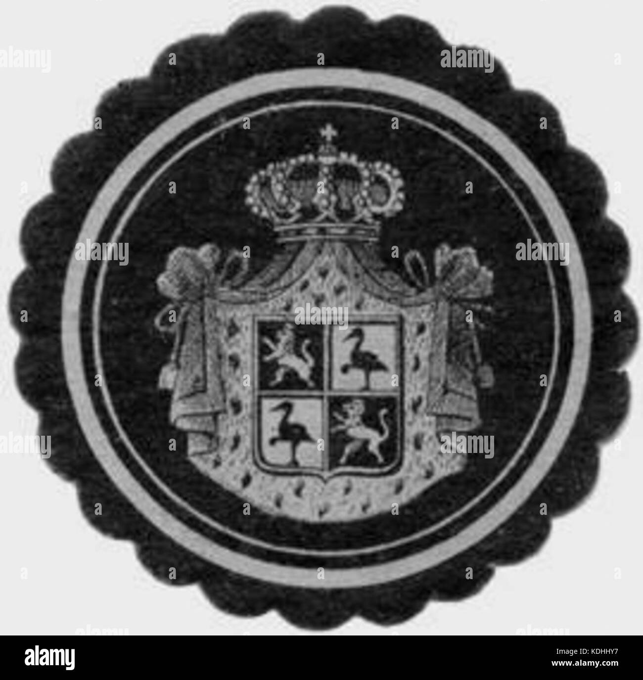 Siegelmarke Wappen von Greiz W0317318 Stock Photo - Alamy