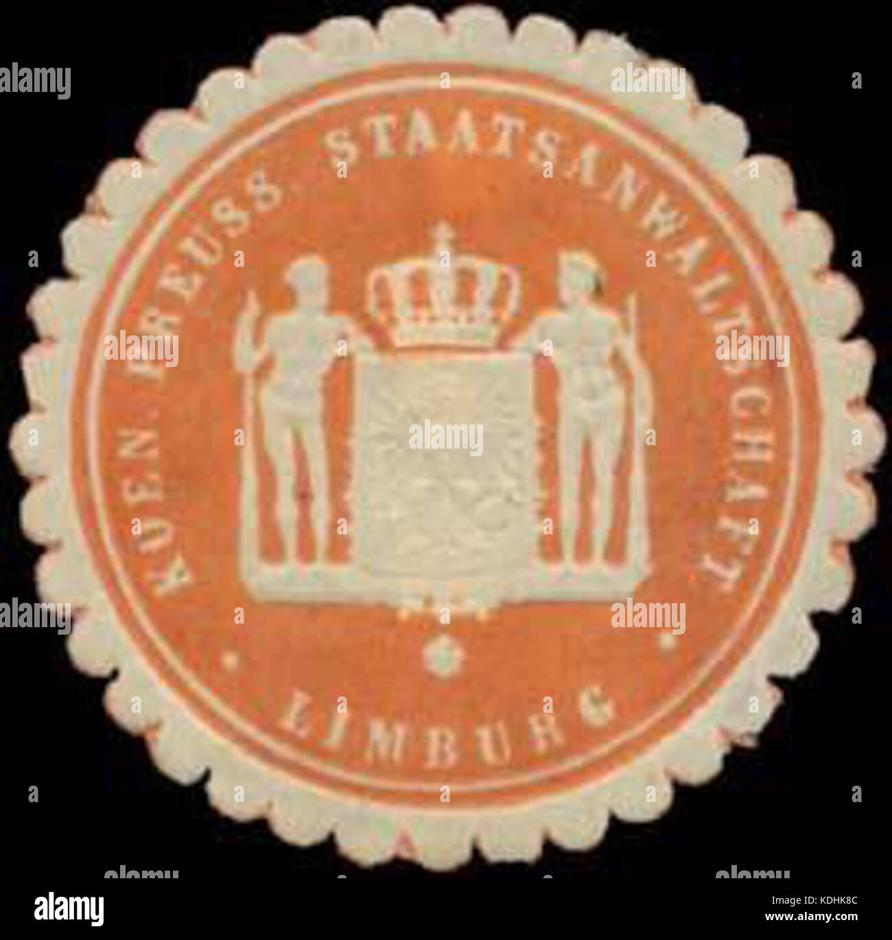 Siegelmarke Koen. Preuss. Staatsanwaltschaft Limburg W0334303 Stock ...
