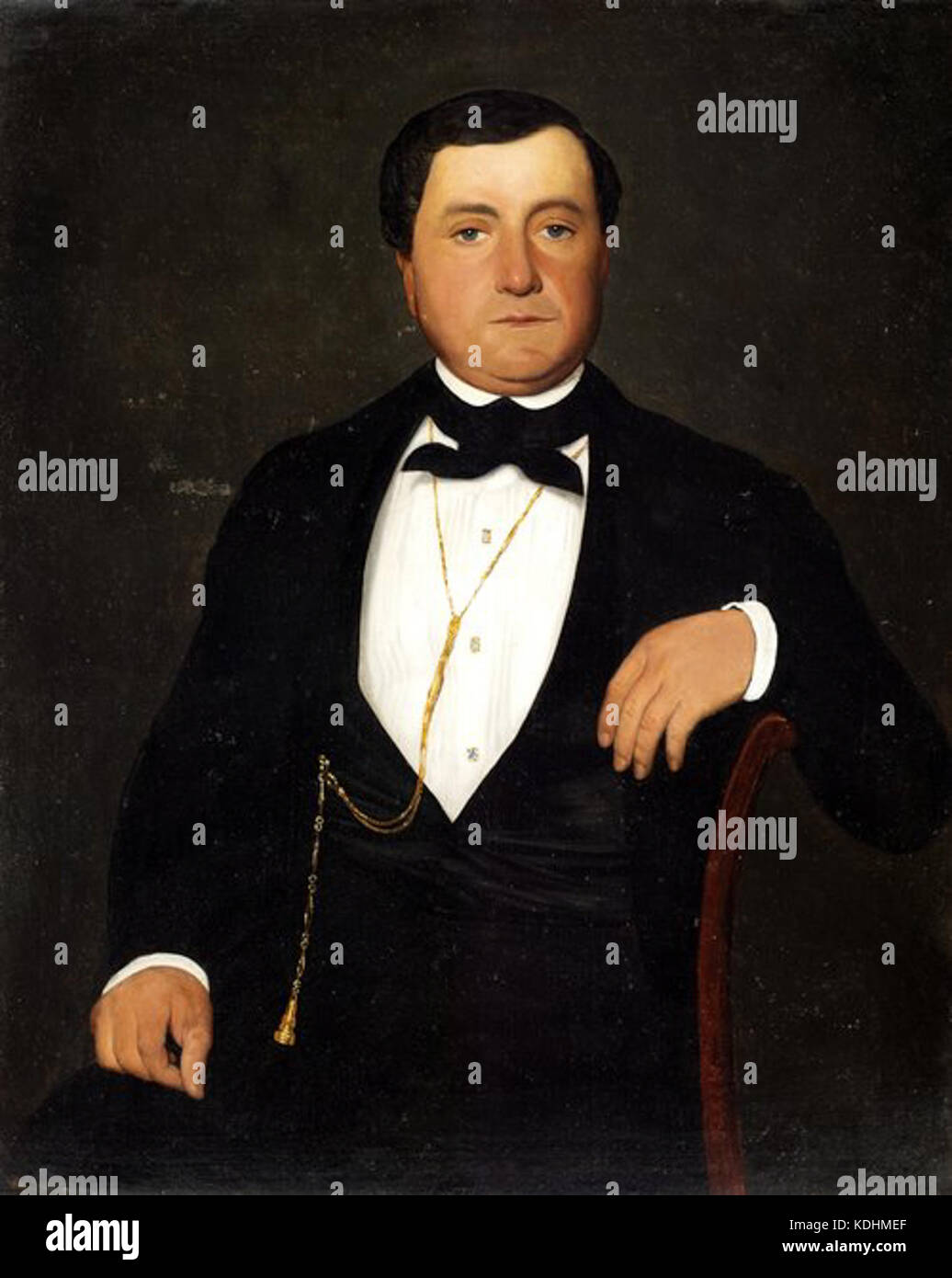 Portrait of William Atkinson by Alfred Boisseau Stock Photo - Alamy