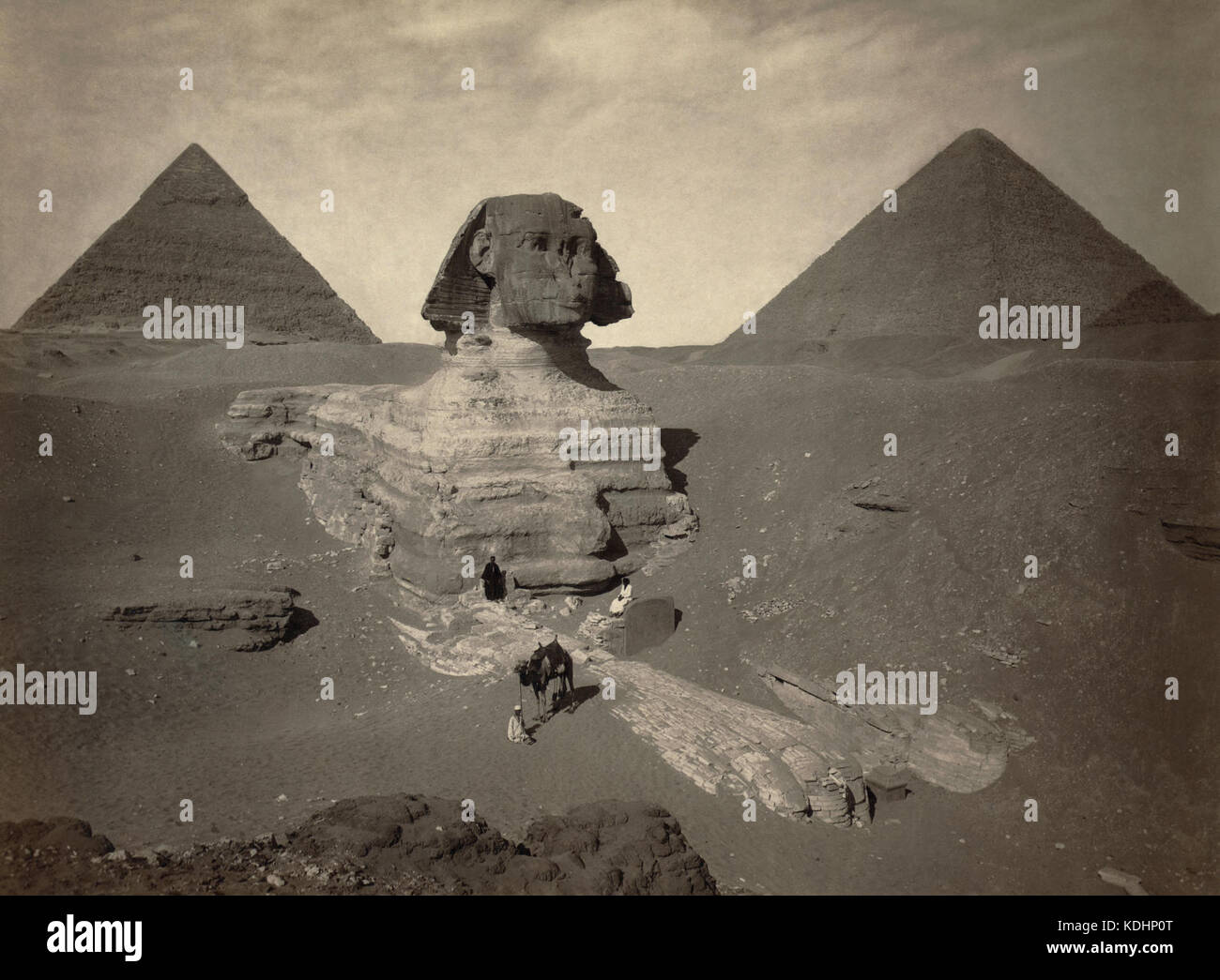 A partially excavated Sphinx refers to an archaeological site where ...