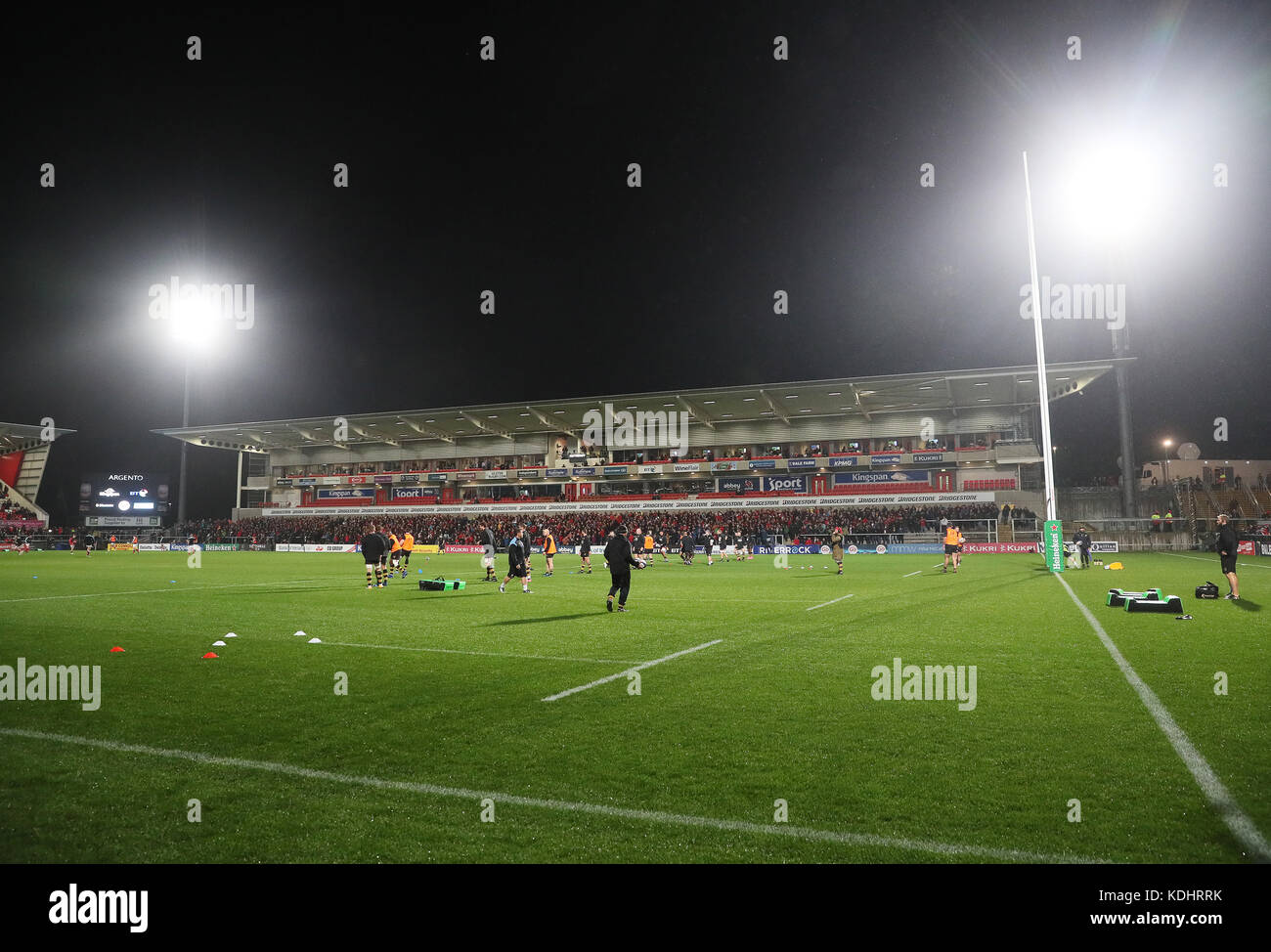 A general view of the Kingspan Stadium ahead of the European Champions ...