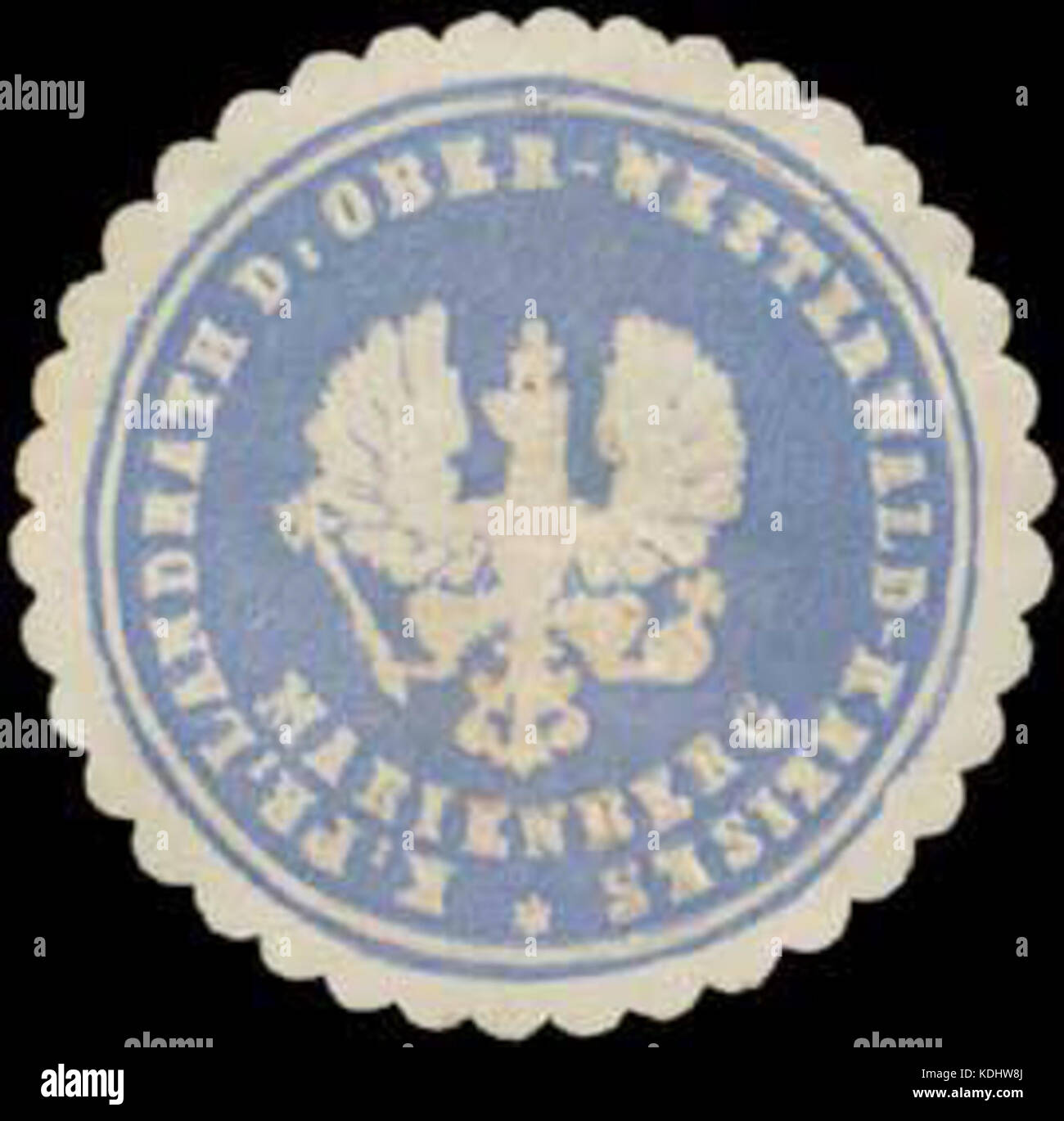 This Siegelmarke (seal mark) refers to the official seal of the ...
