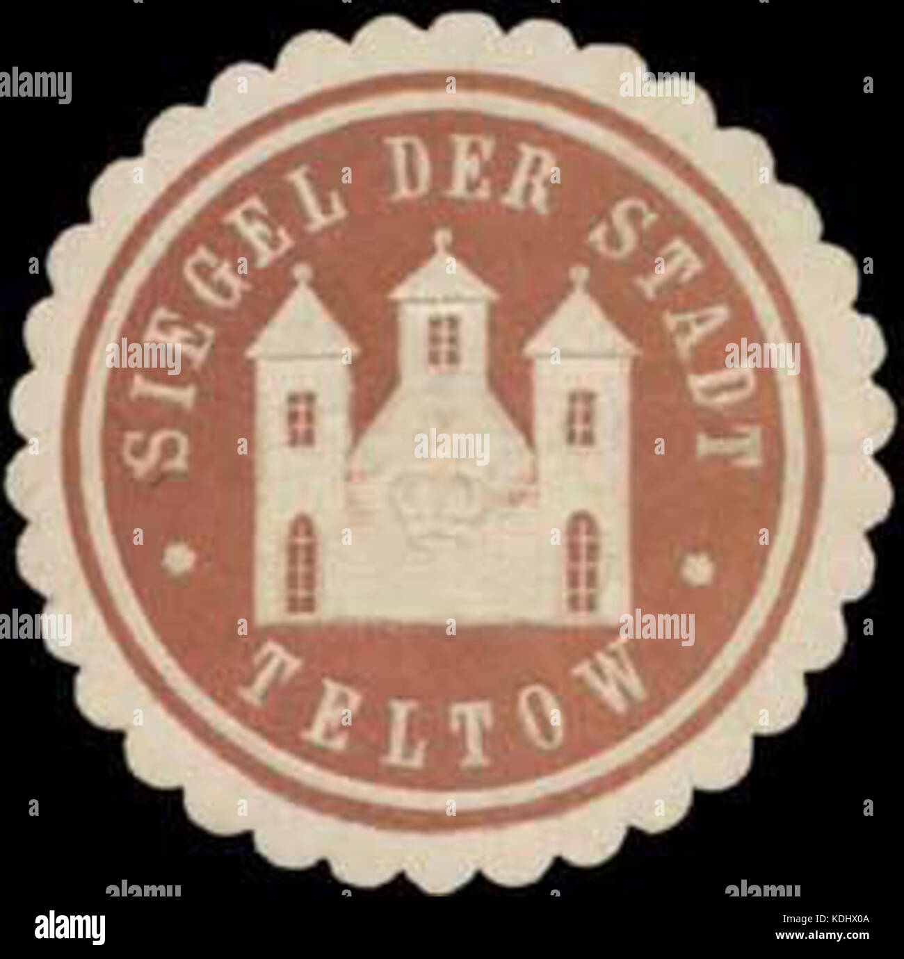 The 'Siegel der Stadt Teltow' is the official seal of the city of ...