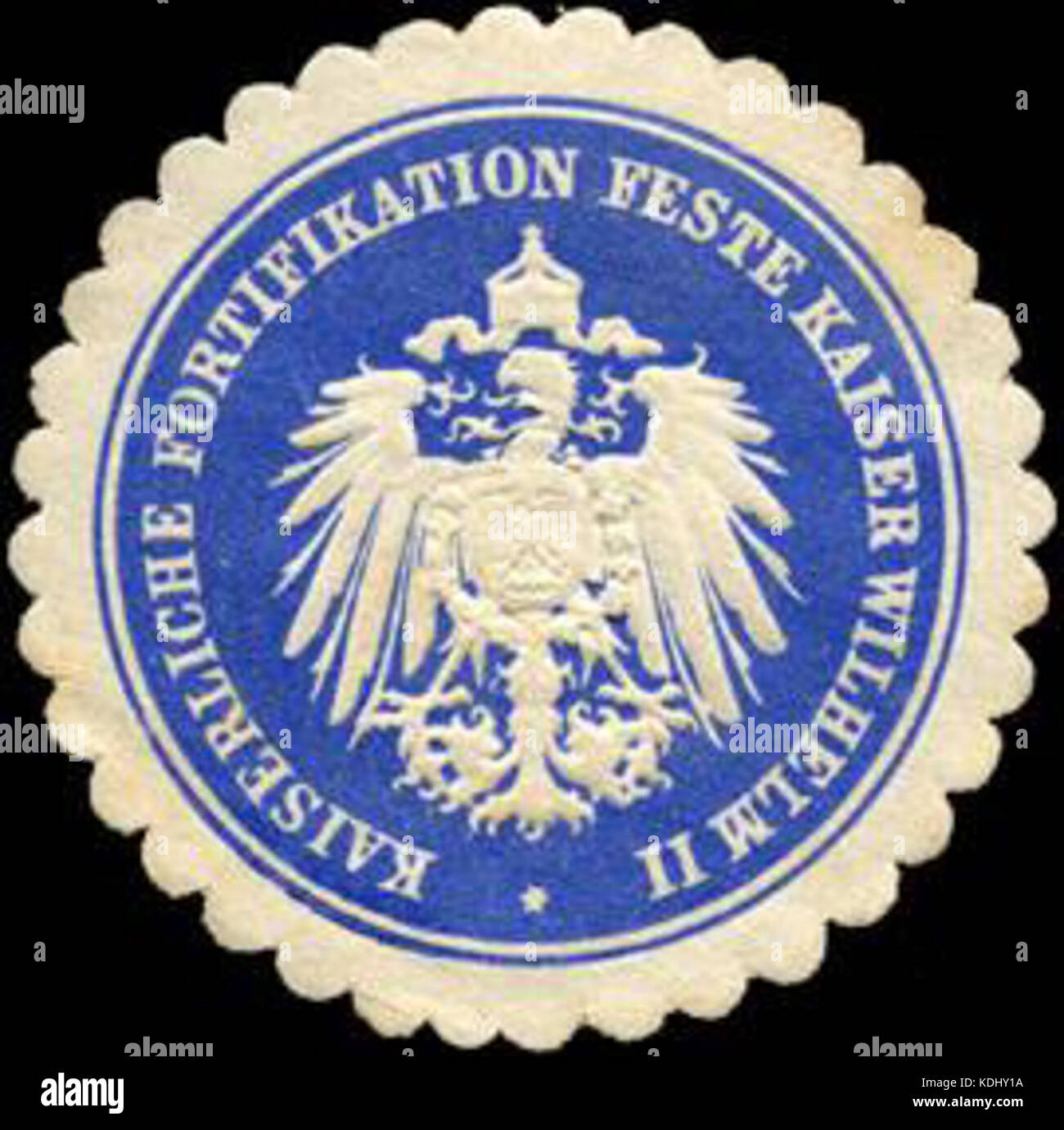This historical seal was used by the Imperial Fortifications of the ...