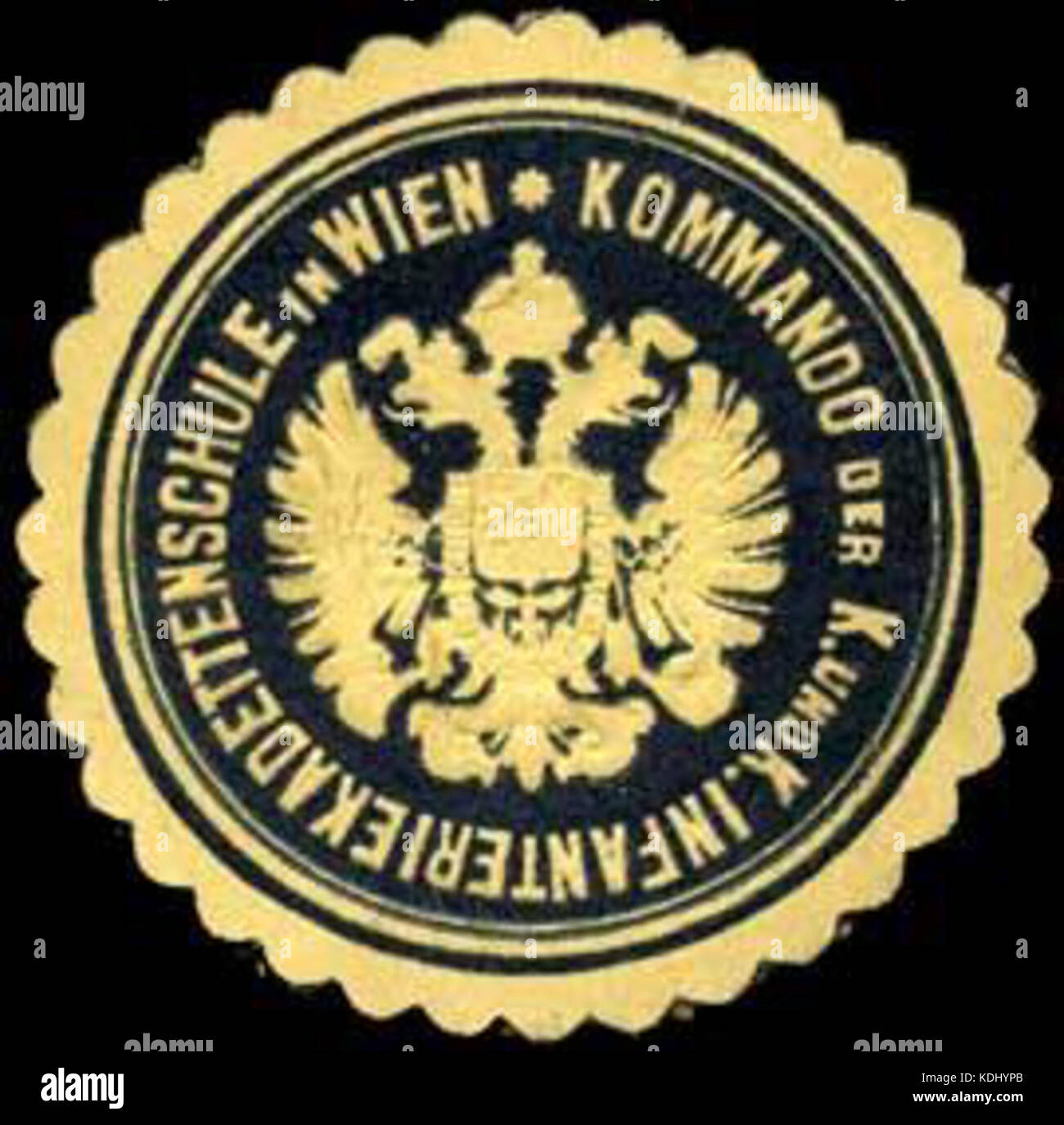 This title refers to a Siegelmarke (seal) from the command of the ...