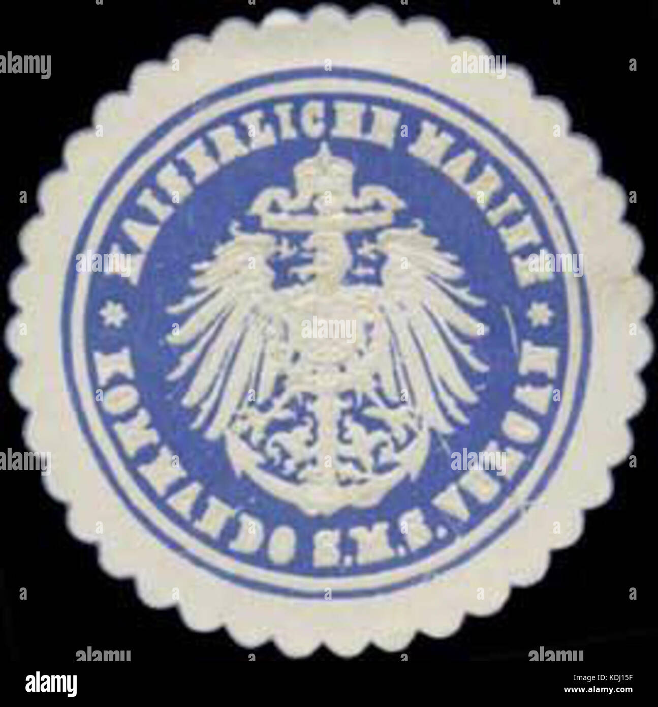 This seal represents the K. Marine Kommando, associated with the German ...