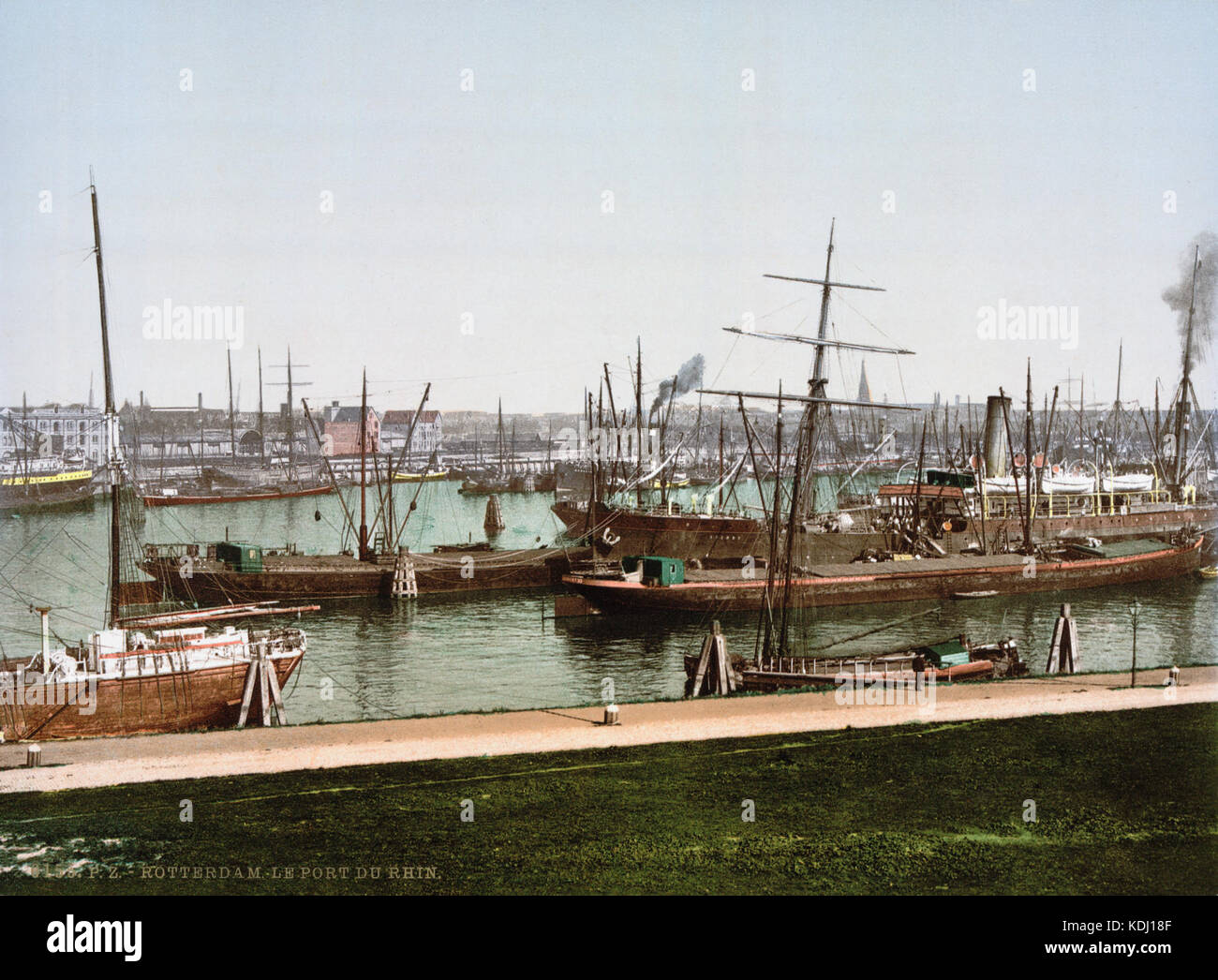 Rotterdam Rijnhaven 1900 Stock Photo - Alamy