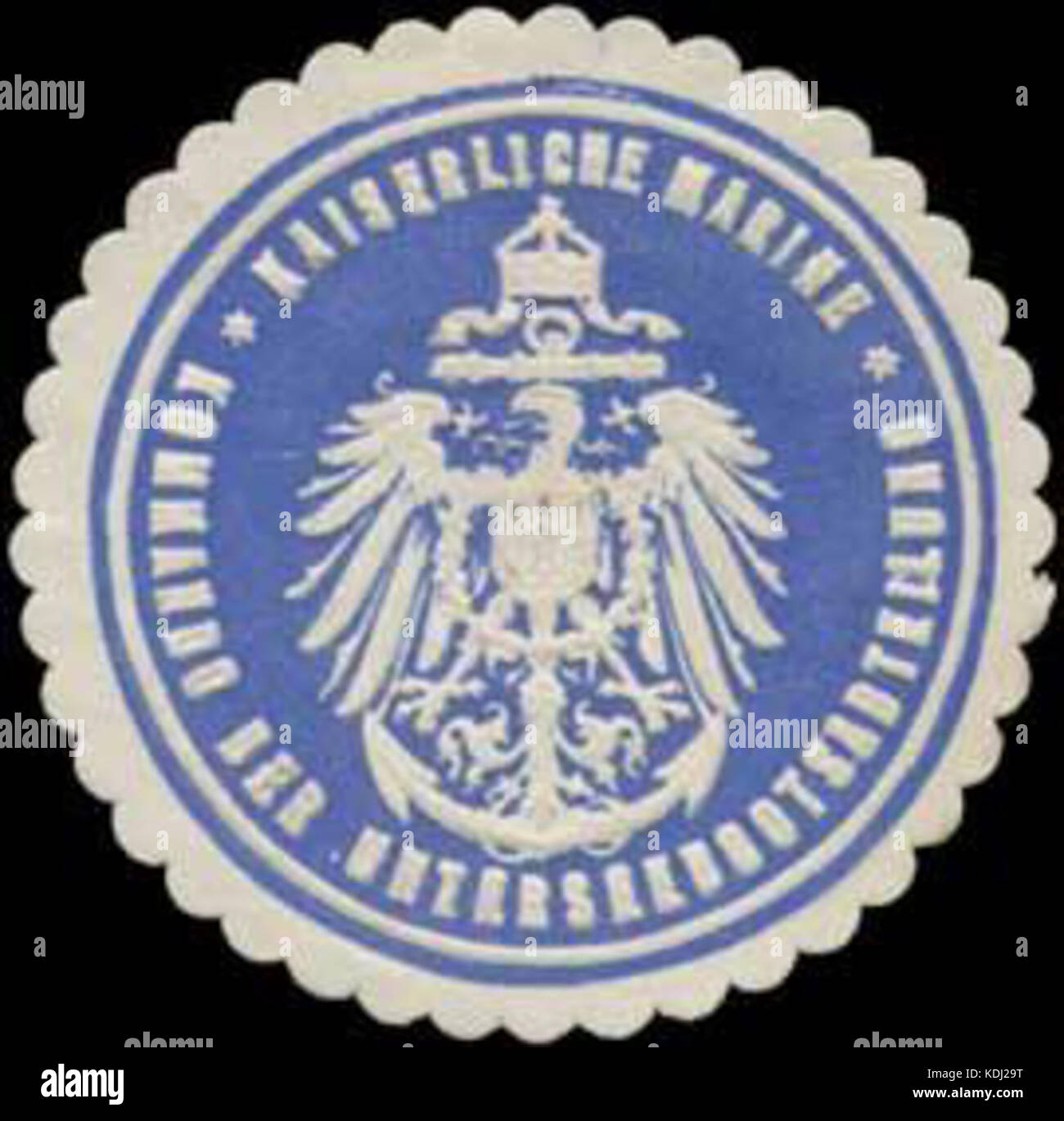 The Siegelmarke K. Marine Kommando is a German military insignia ...