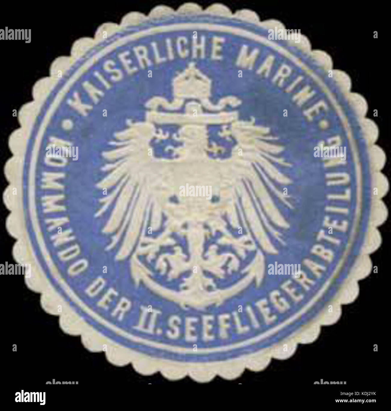 A seal or emblem of the *K. Marine Kommando der II. Seefliegerabteilung ...