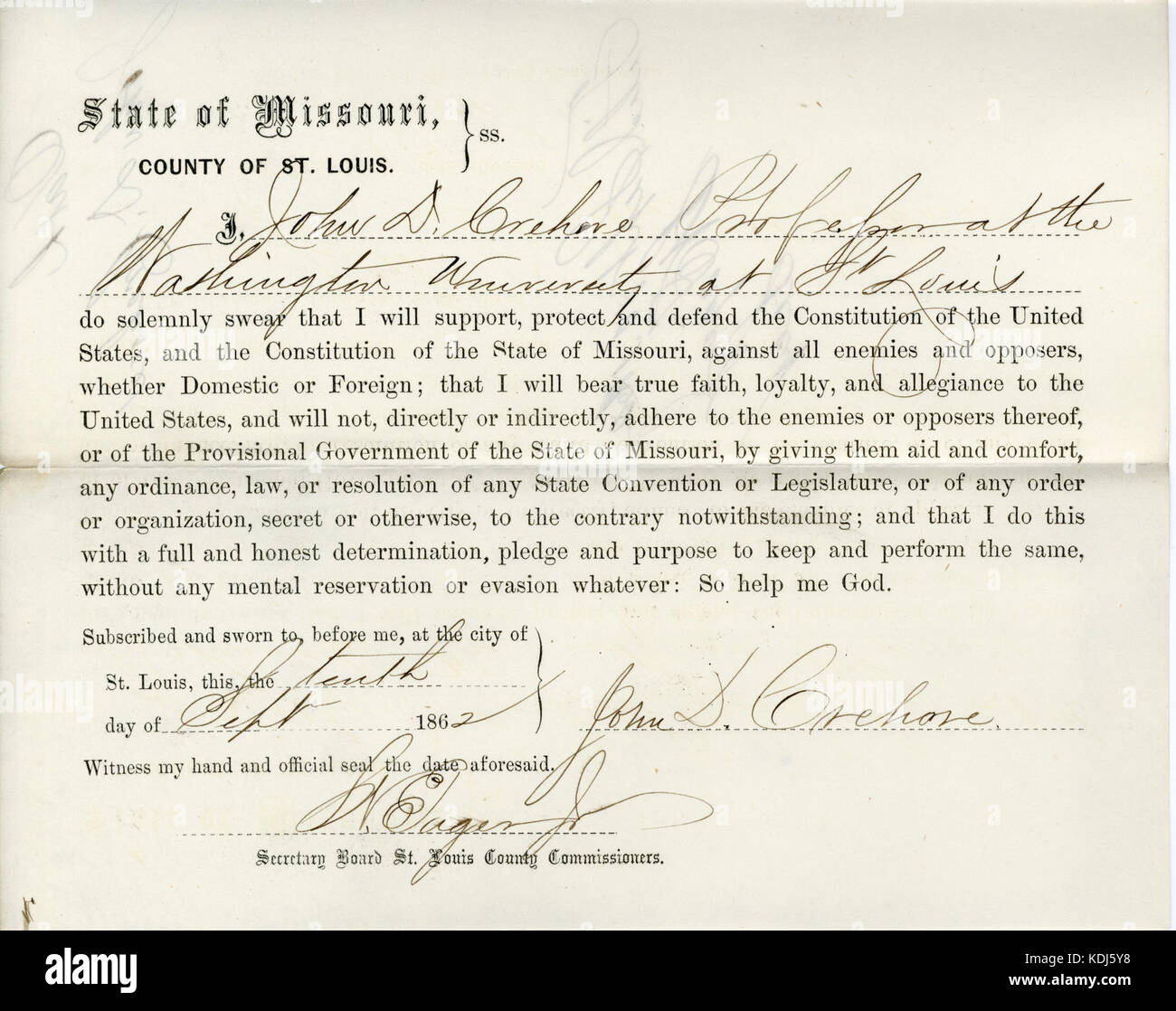 Loyalty oath records hi-res stock photography and images - Alamy